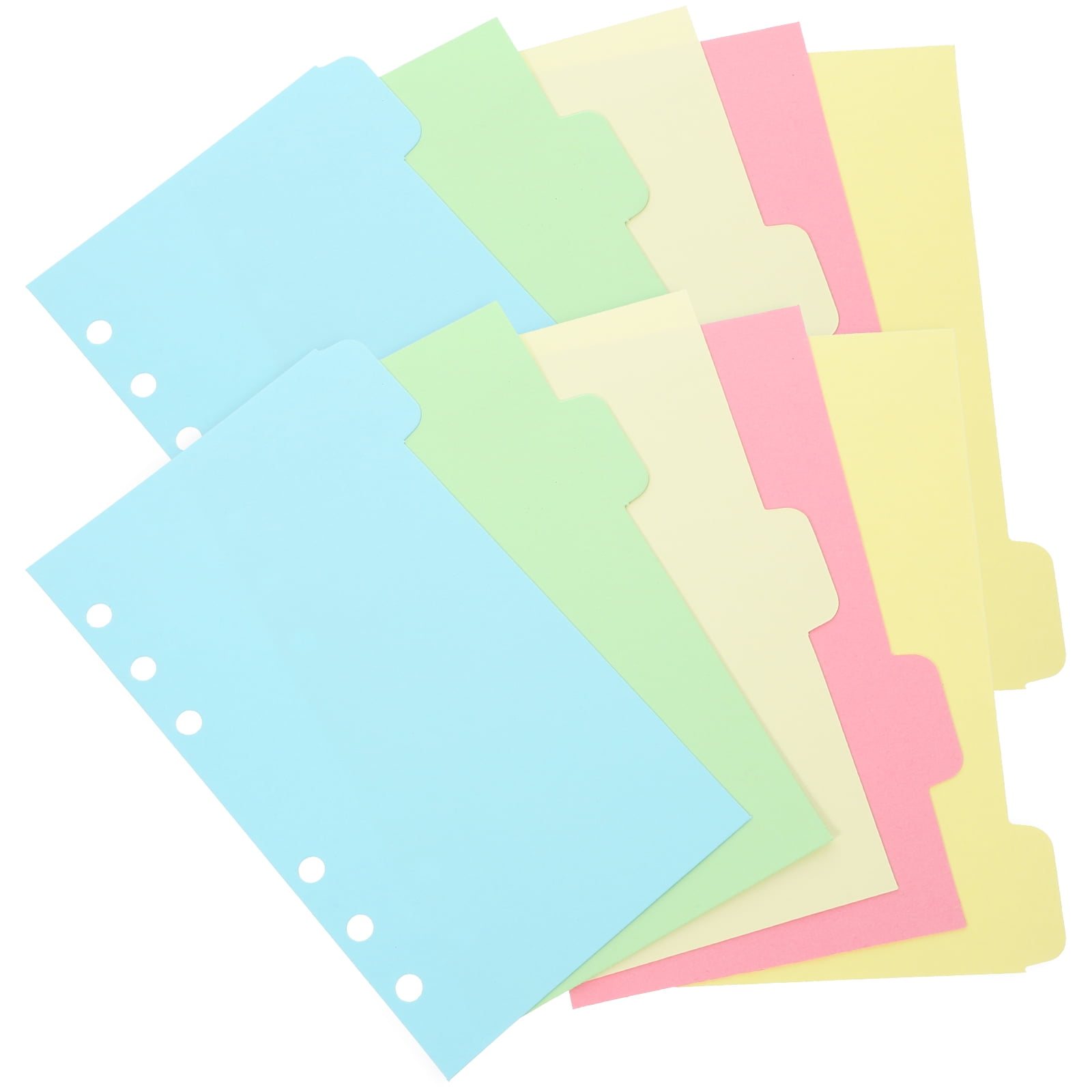 10 Sheets Book Binder Dividers Notepad Organizers Detachable Notebook ...
