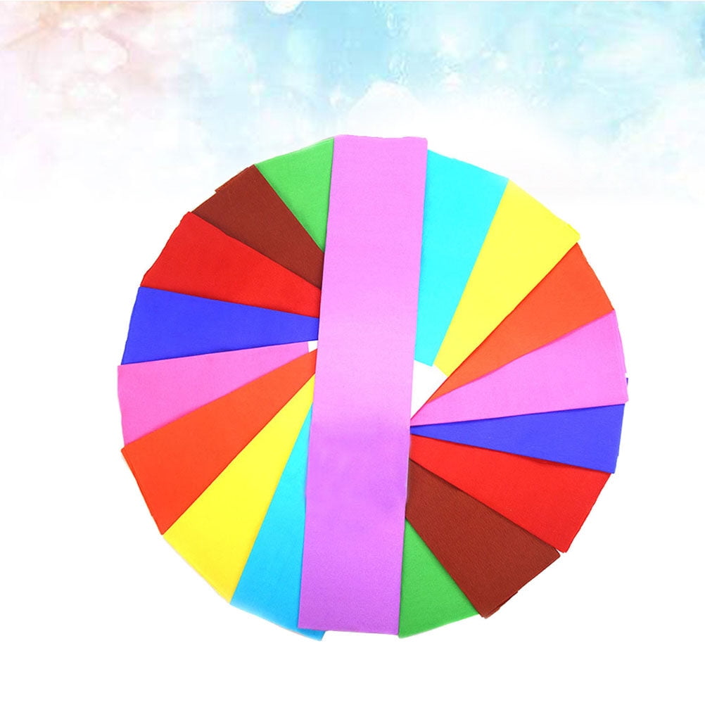unbranded 10 Sheets Crepe Paper for DIY Assorted Foam Crafts Child ...