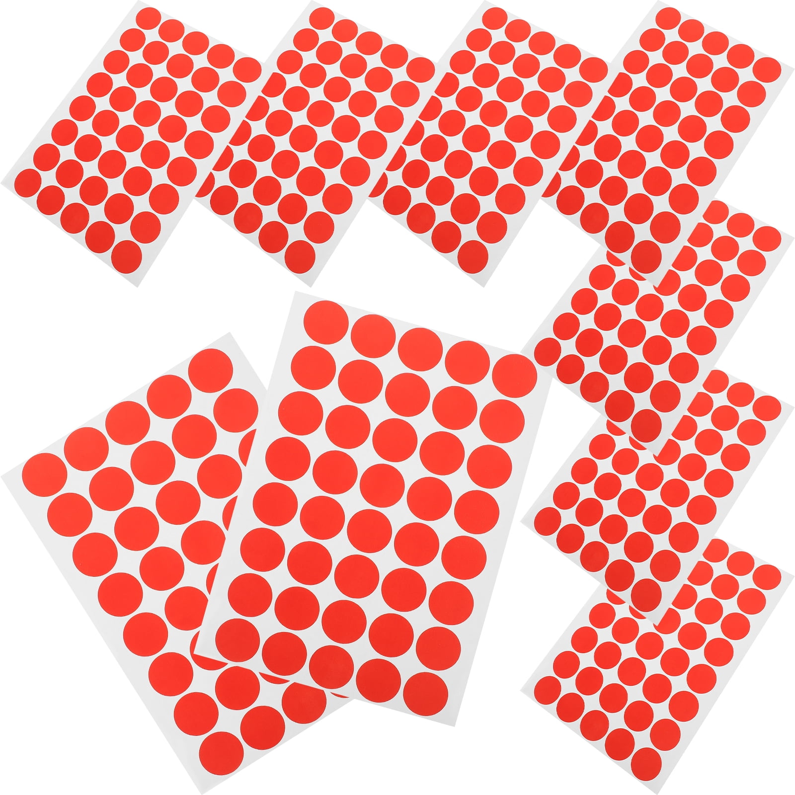 unbranded 10 Sheets Dot Stickers for School Transparent Small Sticky ...