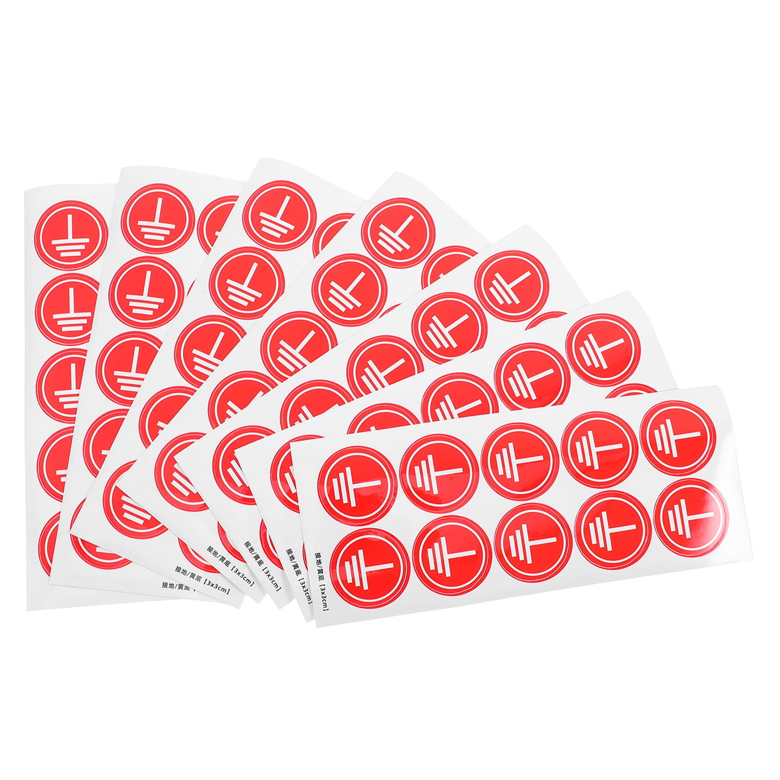 unbranded 10 Sheets Electric Shocks Equipment Decal Electrical Panel ...