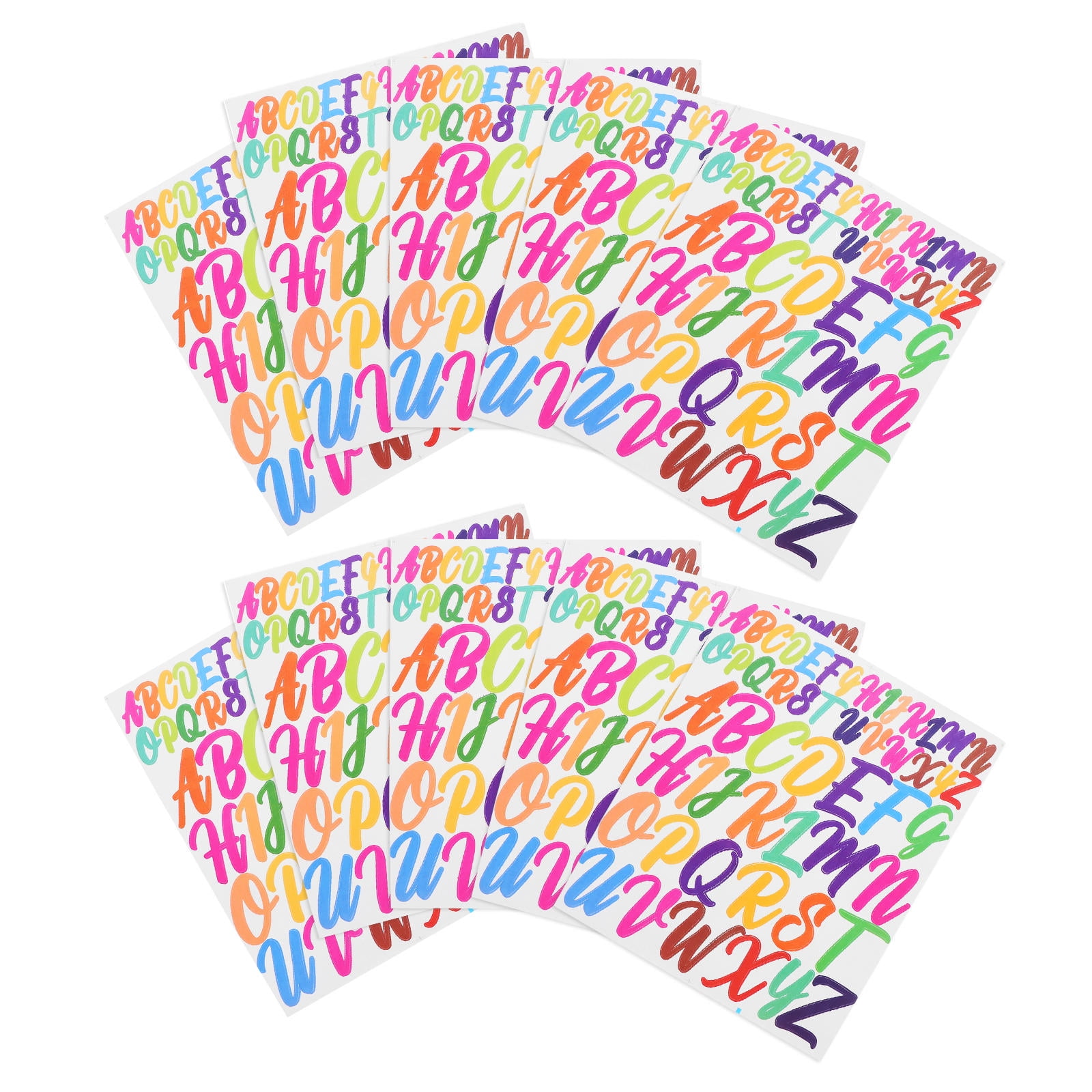unbranded 10 Sheets Letter Stickers Stickers Scrapbooking Letters ...
