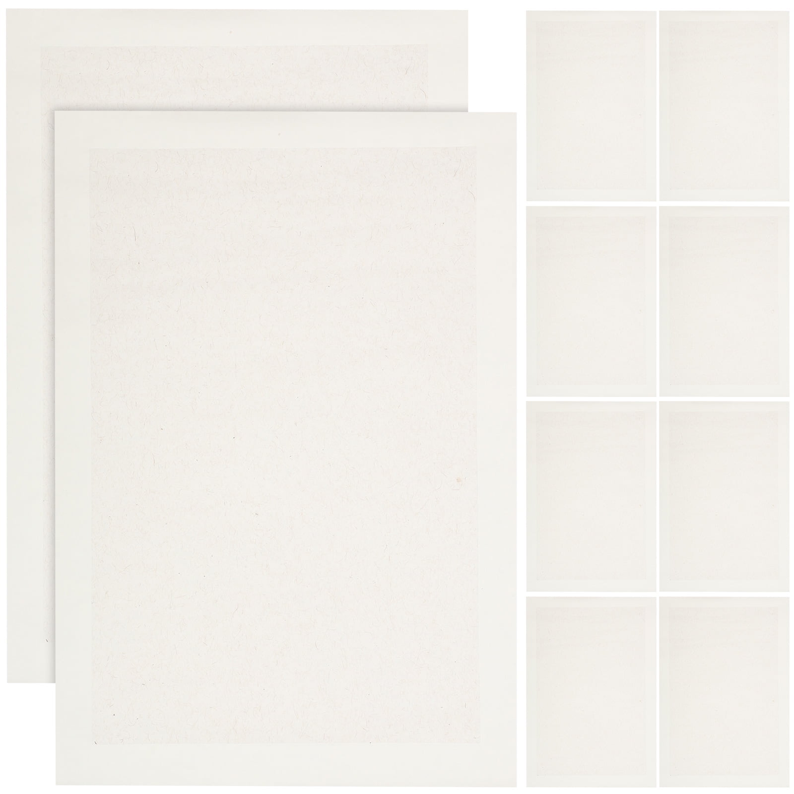 unbranded 10 Sheets Writing Paper Half-cooked Rice Art Traditional ...