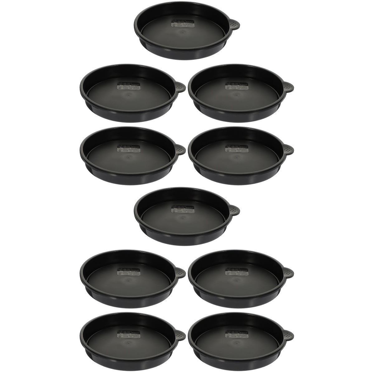 unbranded 10 pcs Resin Plant Saucer Drip Plant Trays Flower Pot Plates ...