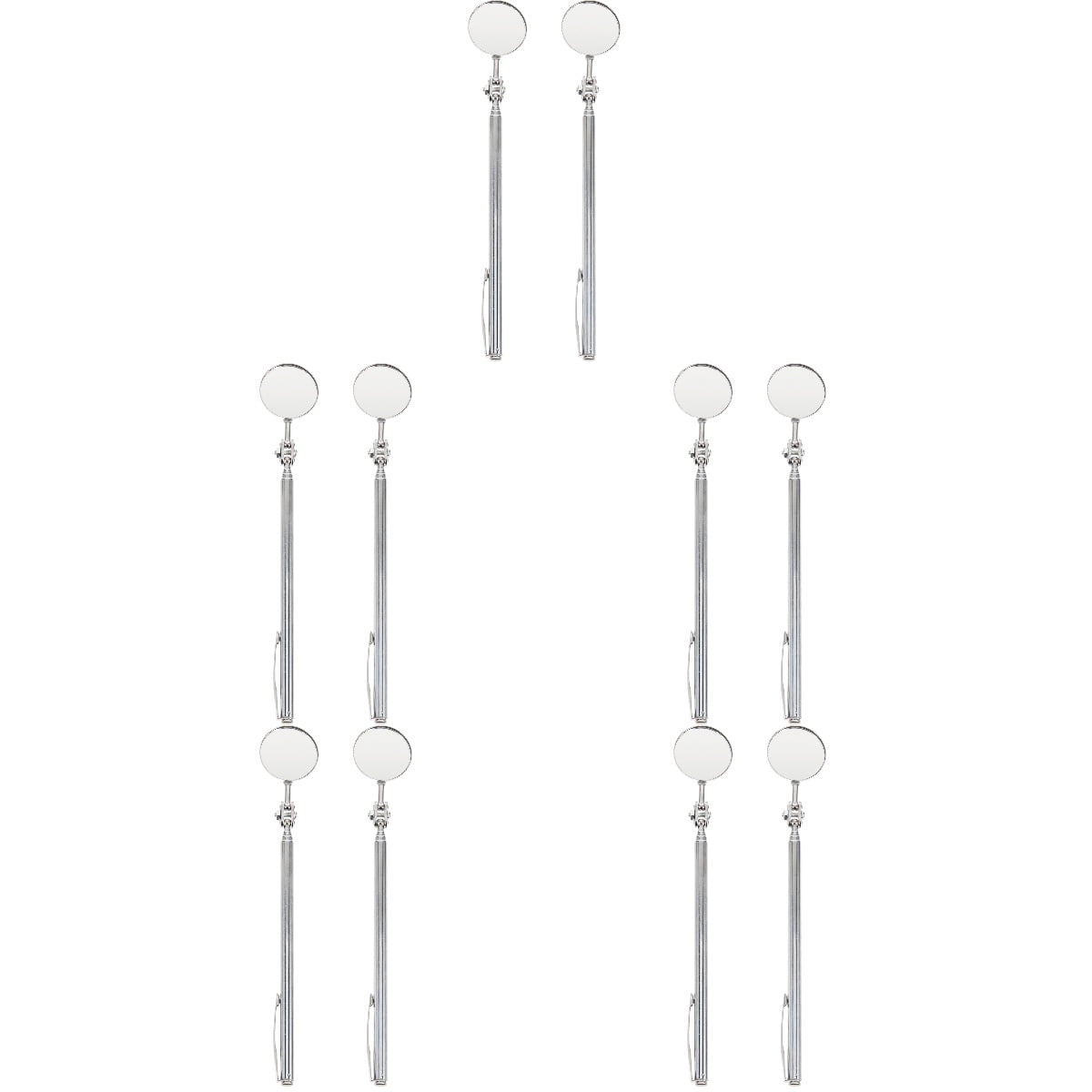 unbranded 10 pcs Retractable Inspection Mirror Telescoping Car Repair ...