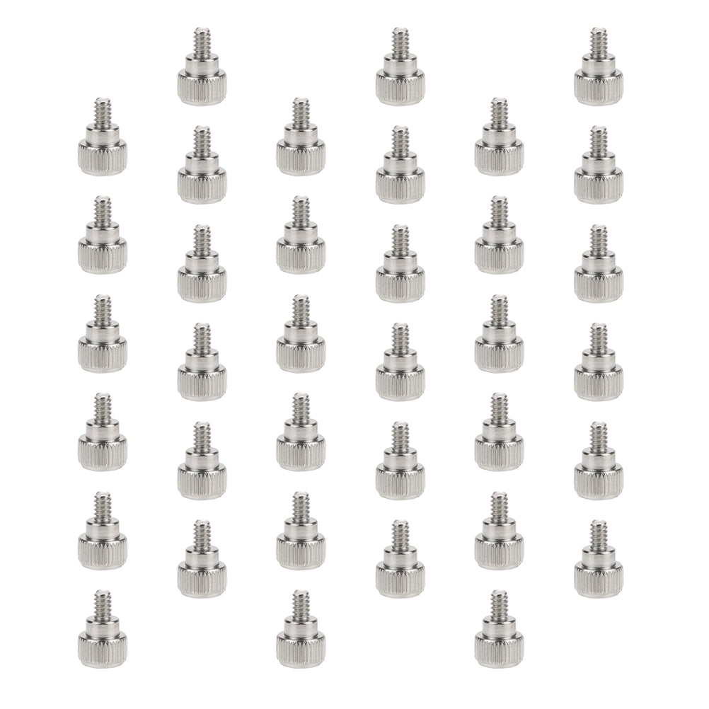 unbranded 100 PCS Computer Case Screws Thumb Chassis Fixing Part Silver ...