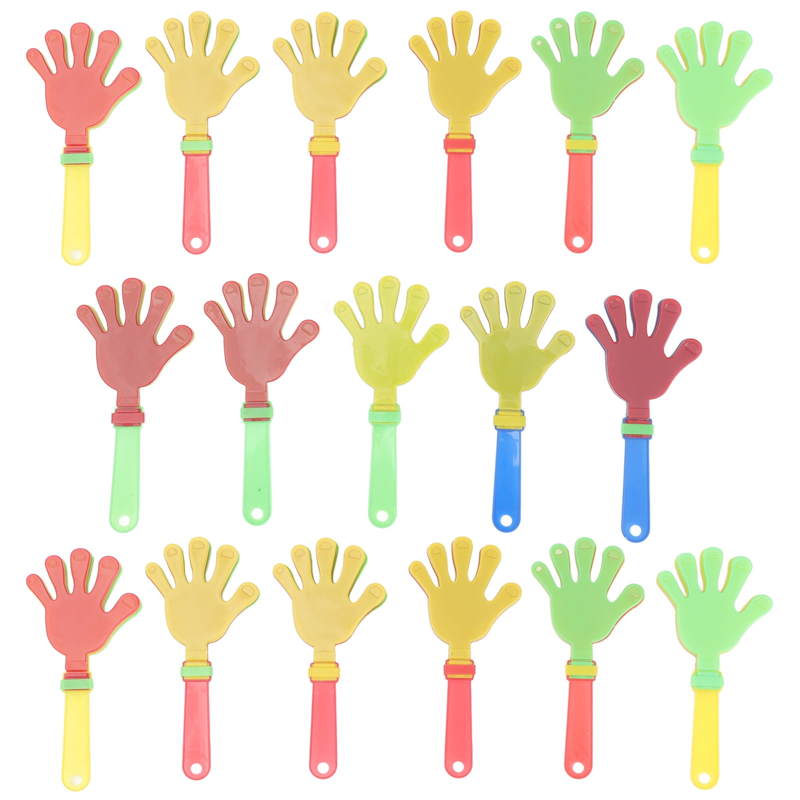 unbranded 100 Pcs 18CM Hand Clapper Plastic Palm Clapping Device ...