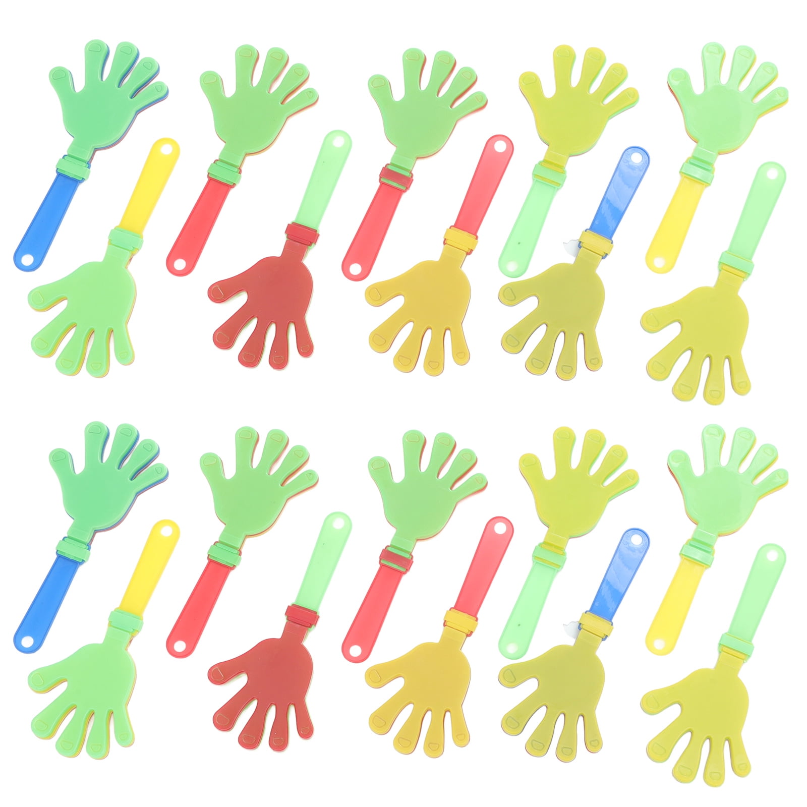 unbranded 100 Pcs 18CM Hand Clapper Plastic Palm Clapping Device ...