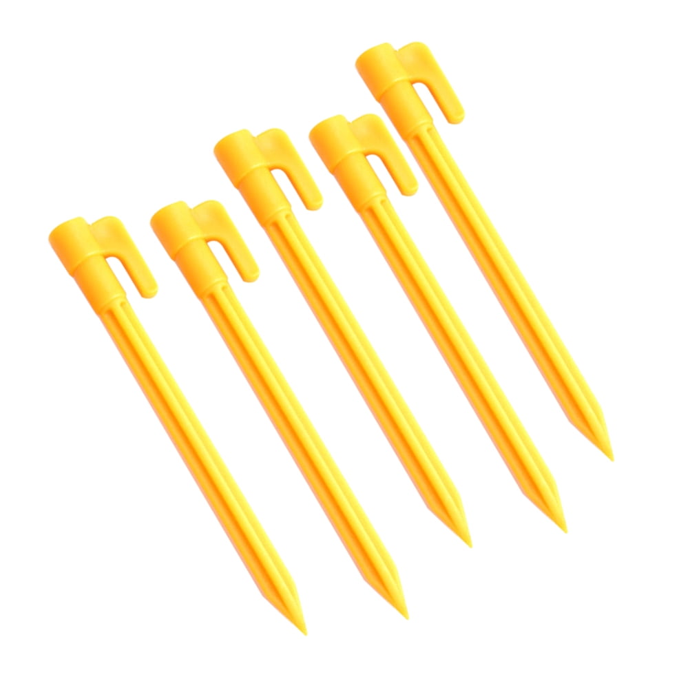 unbranded 100 Pcs ABS Tent Stakes Heavy duty lightweight Tent Pegs for ...