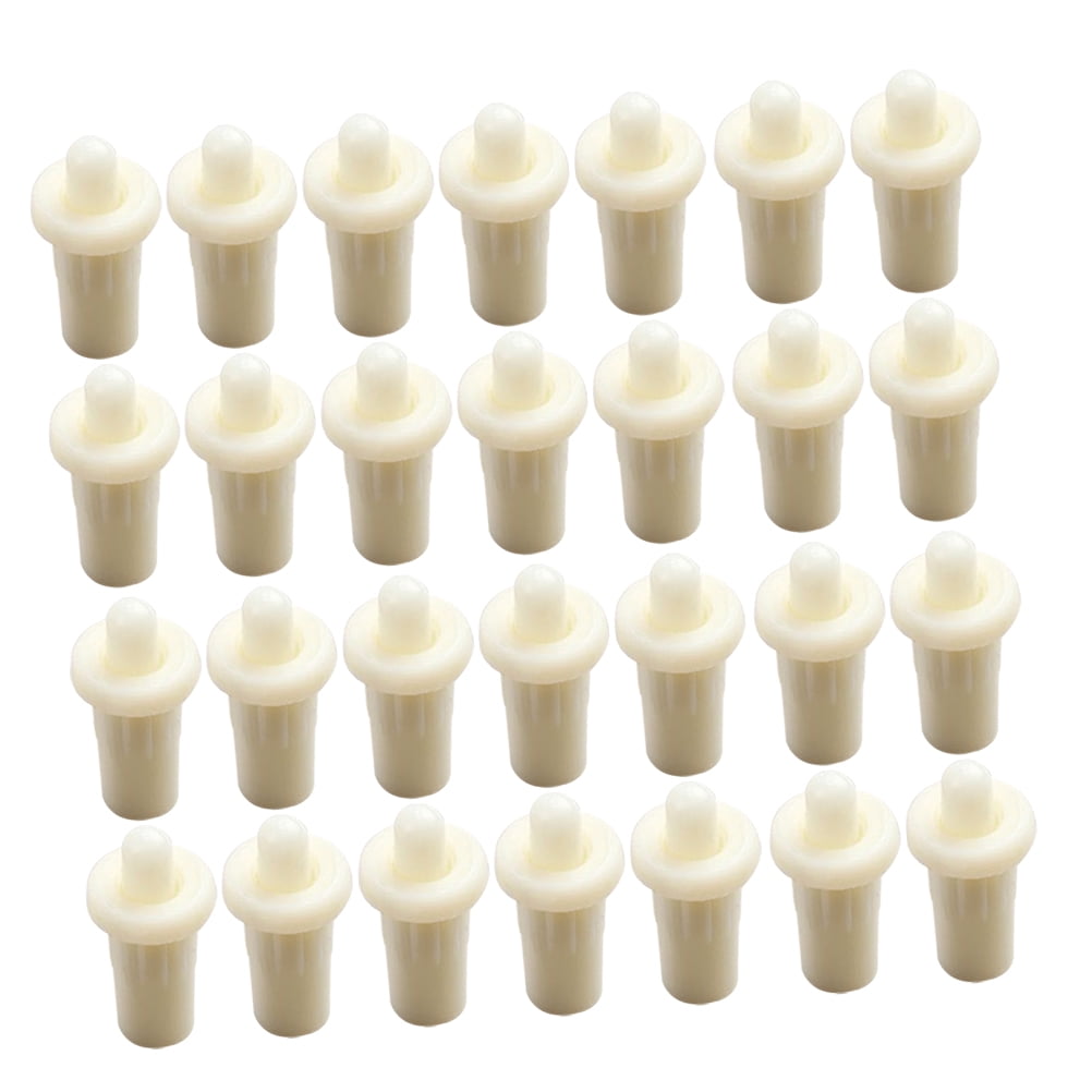 White Plastic Shutter Repair Pins for Cabinet Doors and Furniture ...