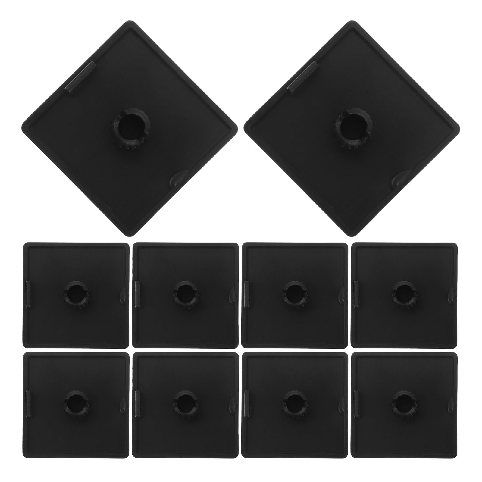 unbranded 100 Pcs Aluminum Profile Cover Aluminum Extrusion End Cap 2 ...