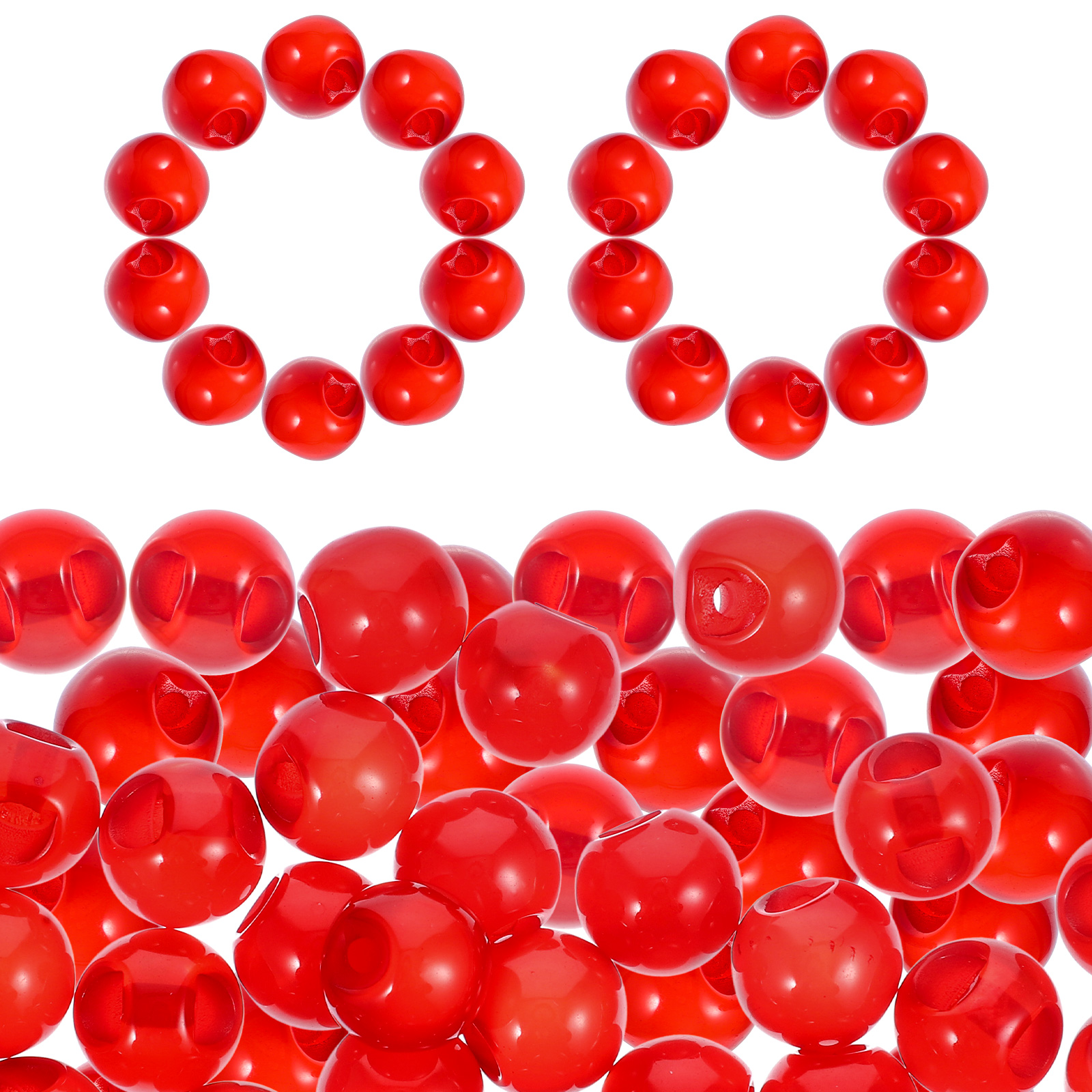 unbranded 100 Pcs Beads Kit Jade Sewing Buttons Durability Clothes ...