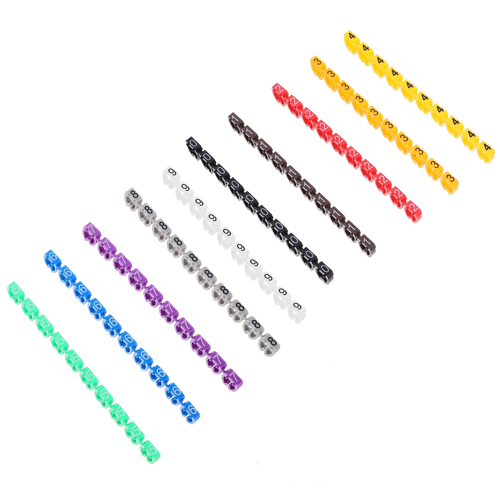 unbranded 100 Pcs Bread Ties Twisty-ties Cable Organizer Wire Number ...