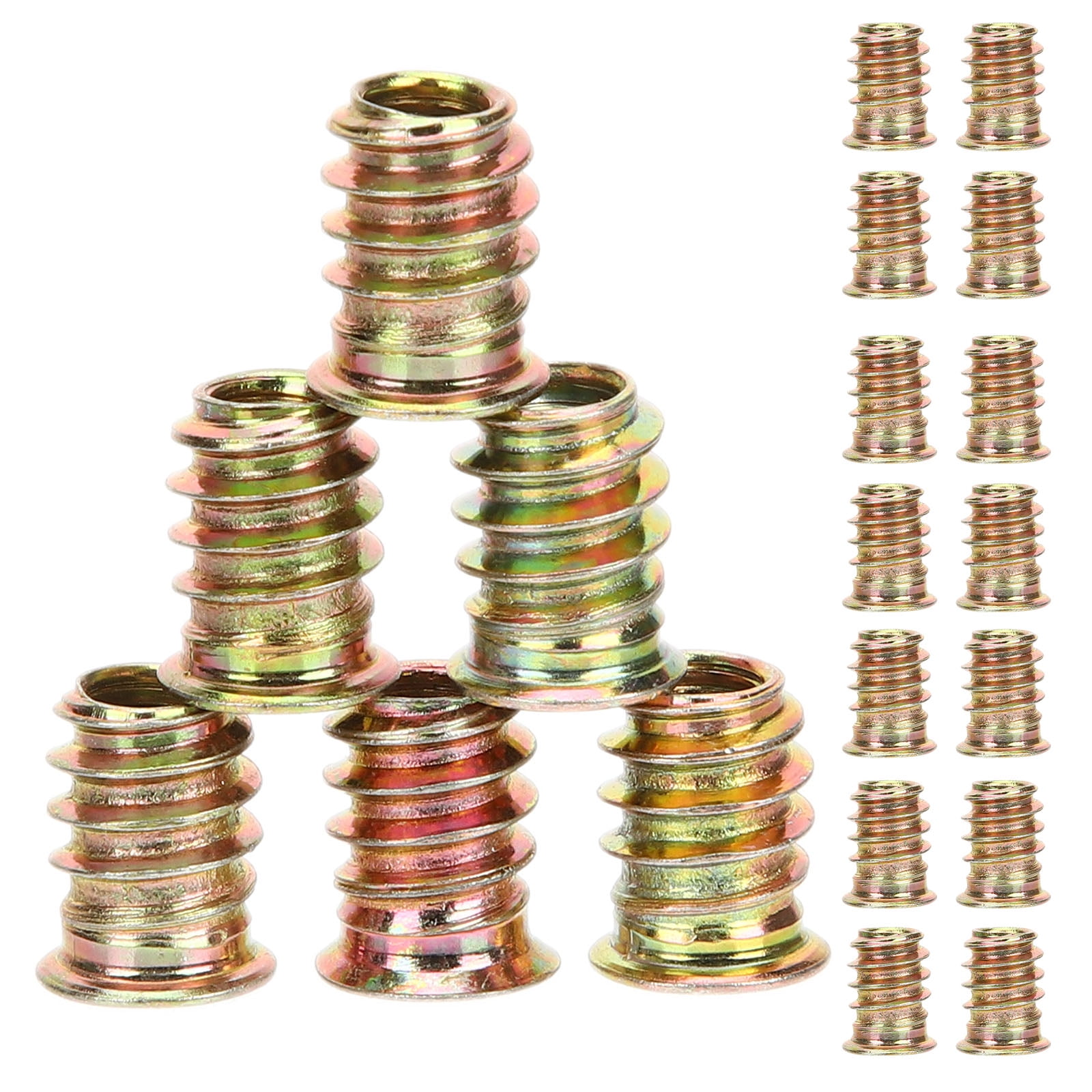 unbranded 100 Pcs Cam Lock Fittings Threaded Embedded Nut Particle ...