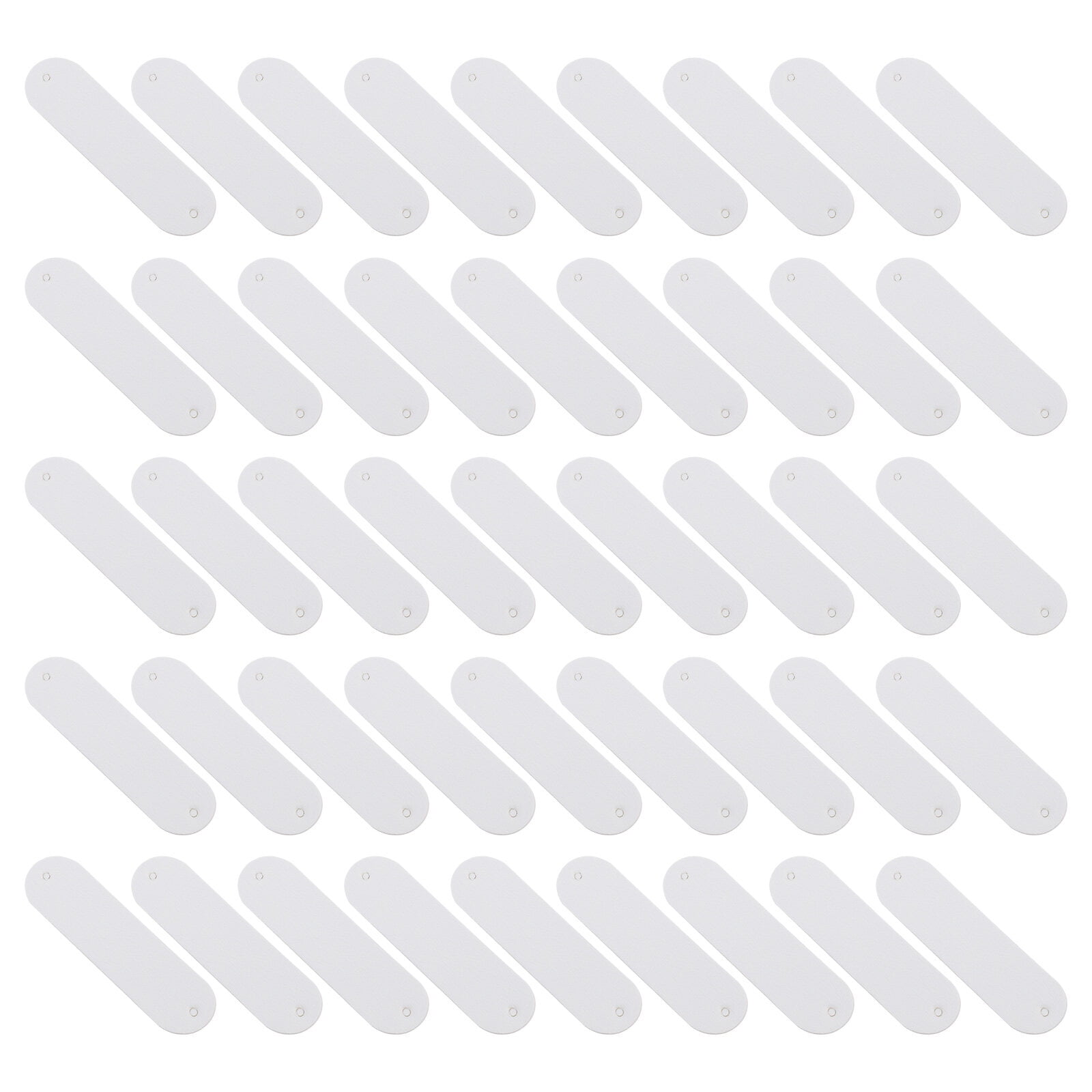 unbranded 100 Pcs Blank Garment Label Leather Clothing Labels - Walmart.com