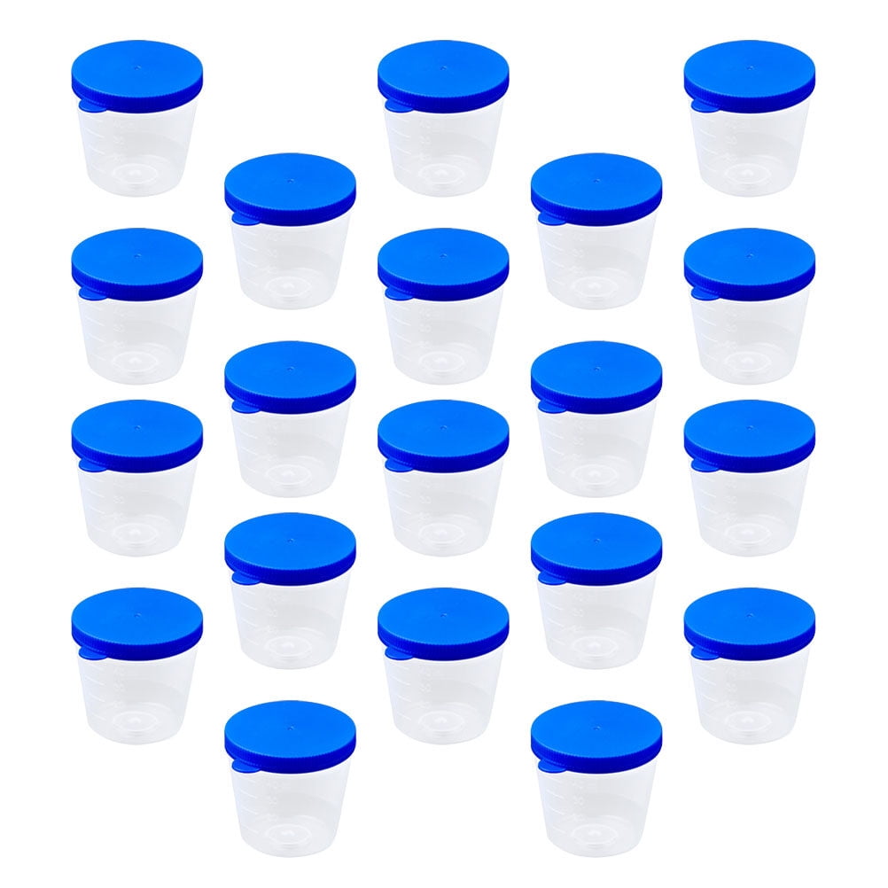 YSNOOWE Specimen Test Cups Plastic For Scientists 100Set 1.93X1.93in ...
