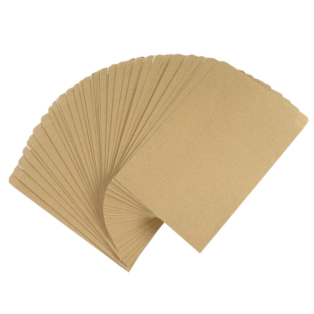 SOPOTUTU Multi-Function Interoffice Envelopes Khaki 100Pcs 9.1X4.7X0 ...