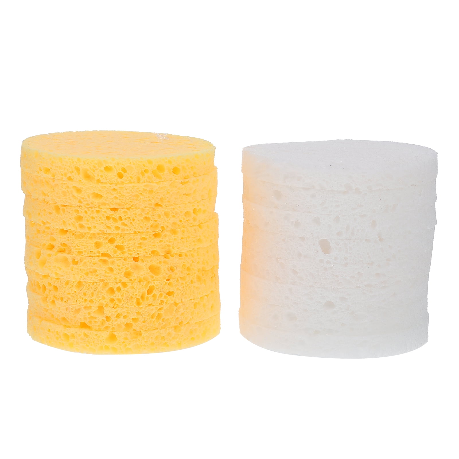 unbranded 100 Pcs Face Cleansing Sponge Flushable Wipes Wash Washing ...