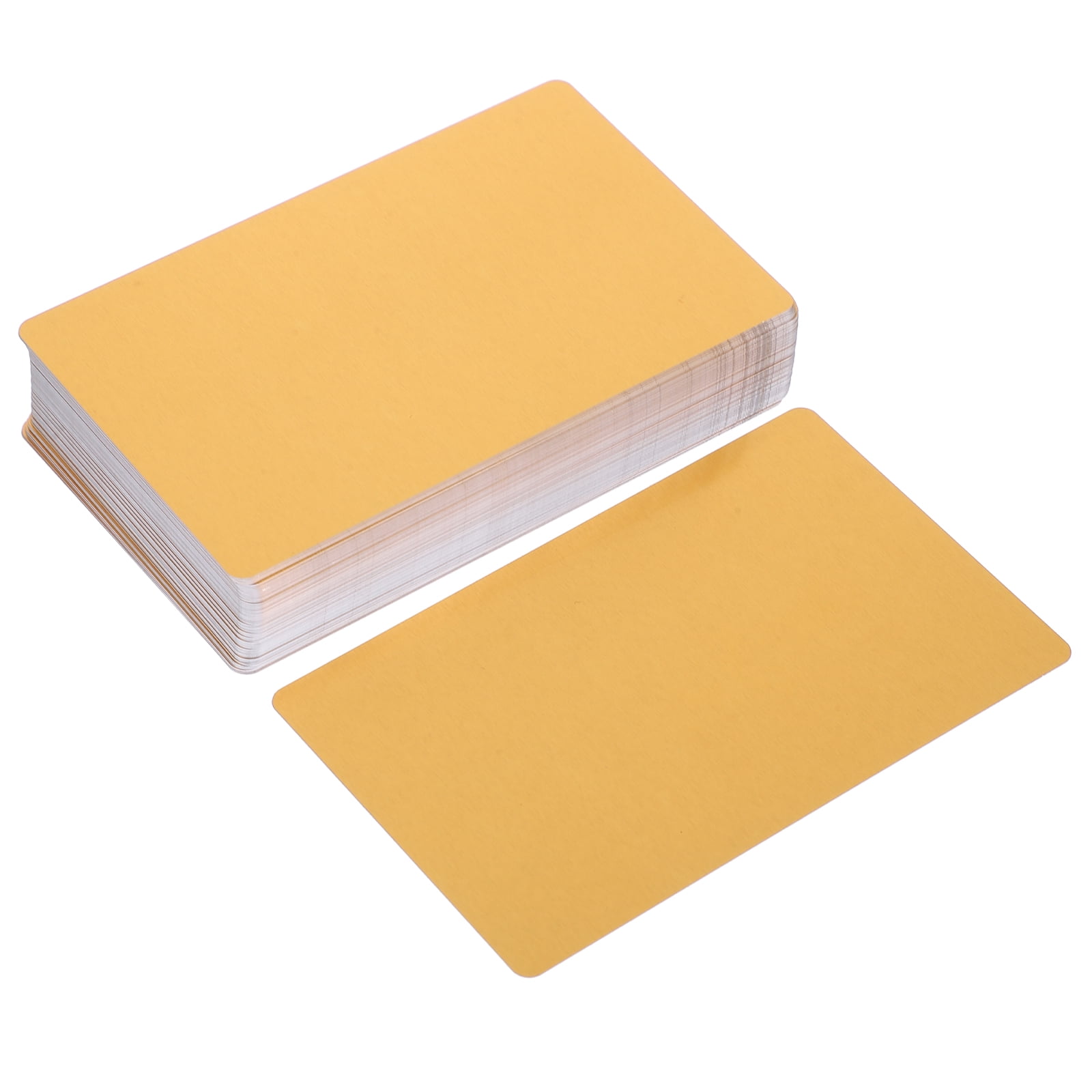 100 Pcs Blank Aluminum Sublimation Flash Cards for Business Use, Metal ...
