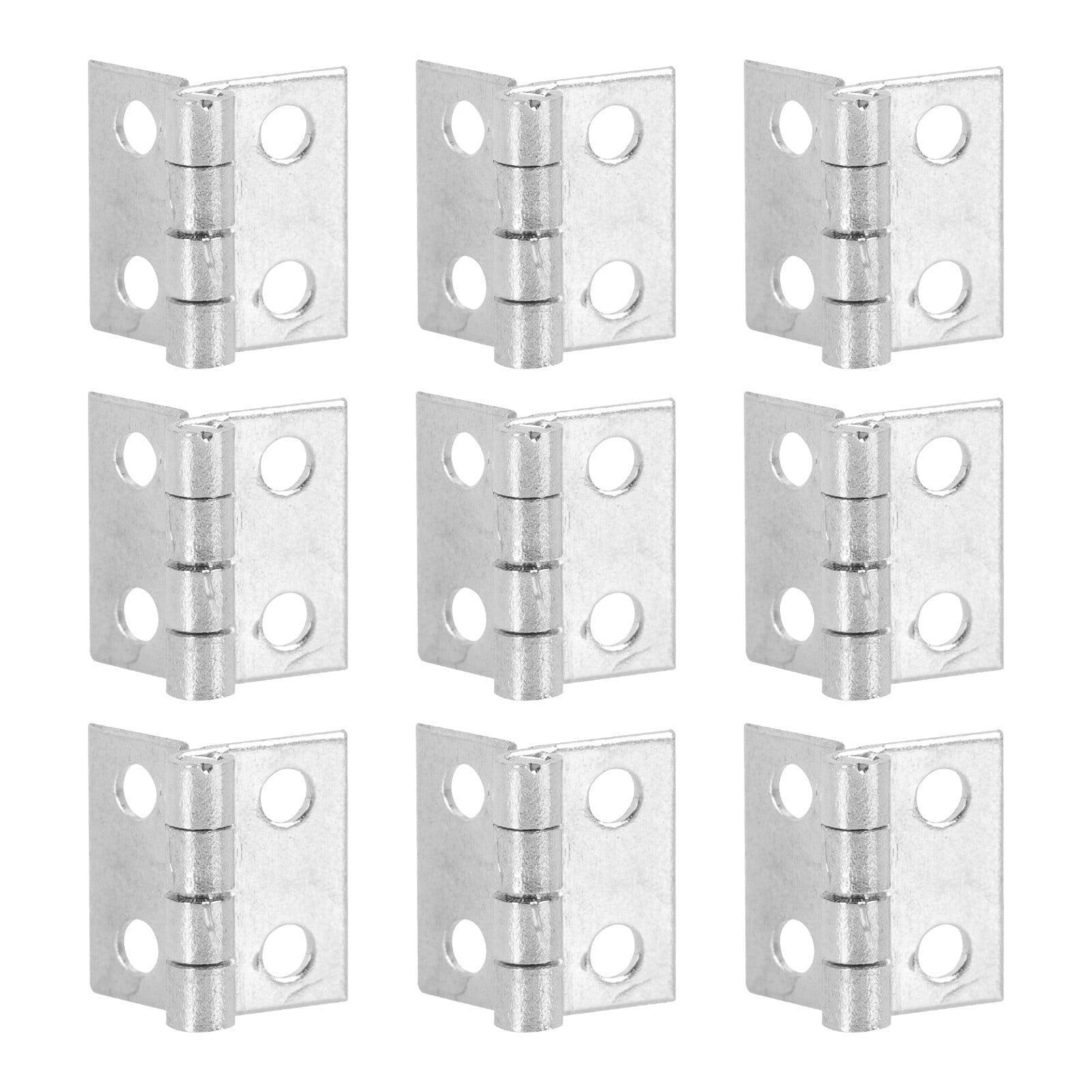 Moluckfu Mini Hinges Silver 100Pack 0.4x0.3in - Walmart.com
