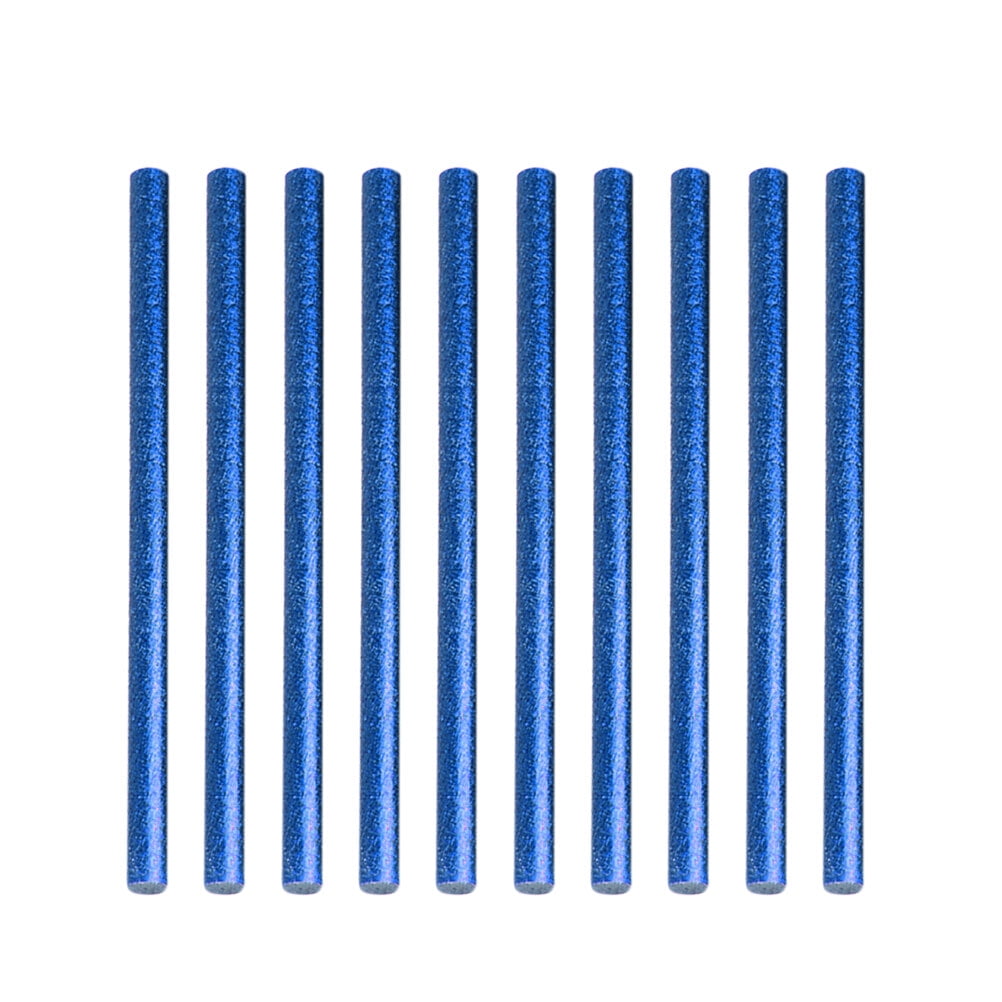 Raindrops 100pcs Blue Hot Melt Glue Sticks for Craft Projects Made of ...