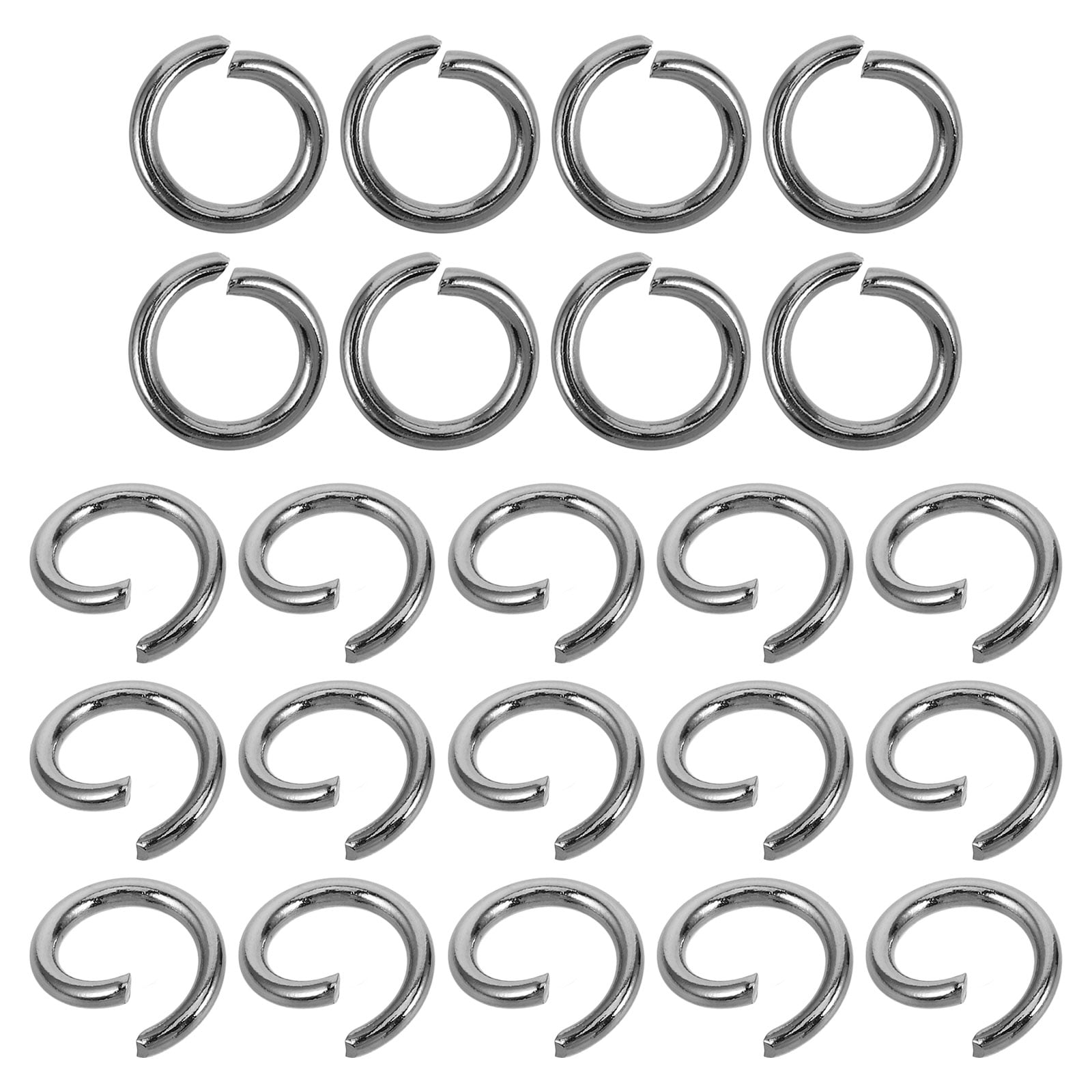 unbranded 100 Pcs Heavy Duty Jump Rings Stainless Steel for Jewelry ...