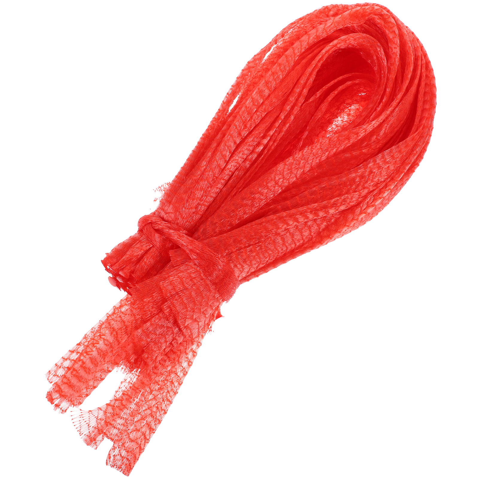 Reusable Mesh Produce Bags for Storage in Red Color Made from Nylon ...