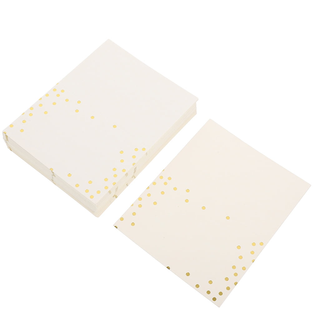 unbranded 100 Pcs Paper Table Name Cards Hot Stamping - Walmart.com