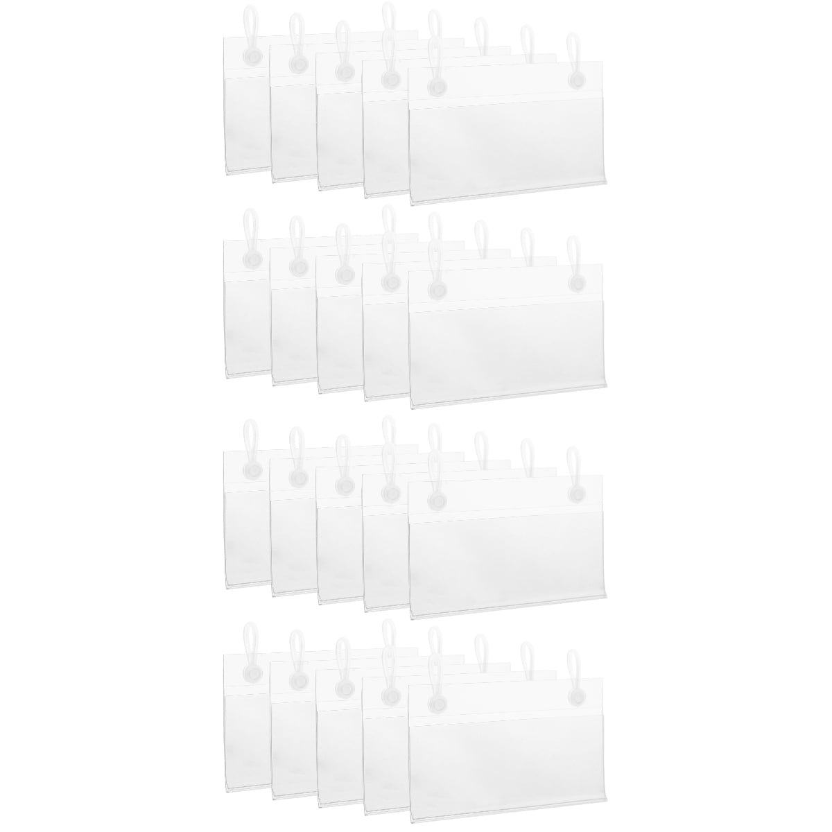 unbranded 100 Pcs Price Tag Holder Price Display Sign Label Holder ...