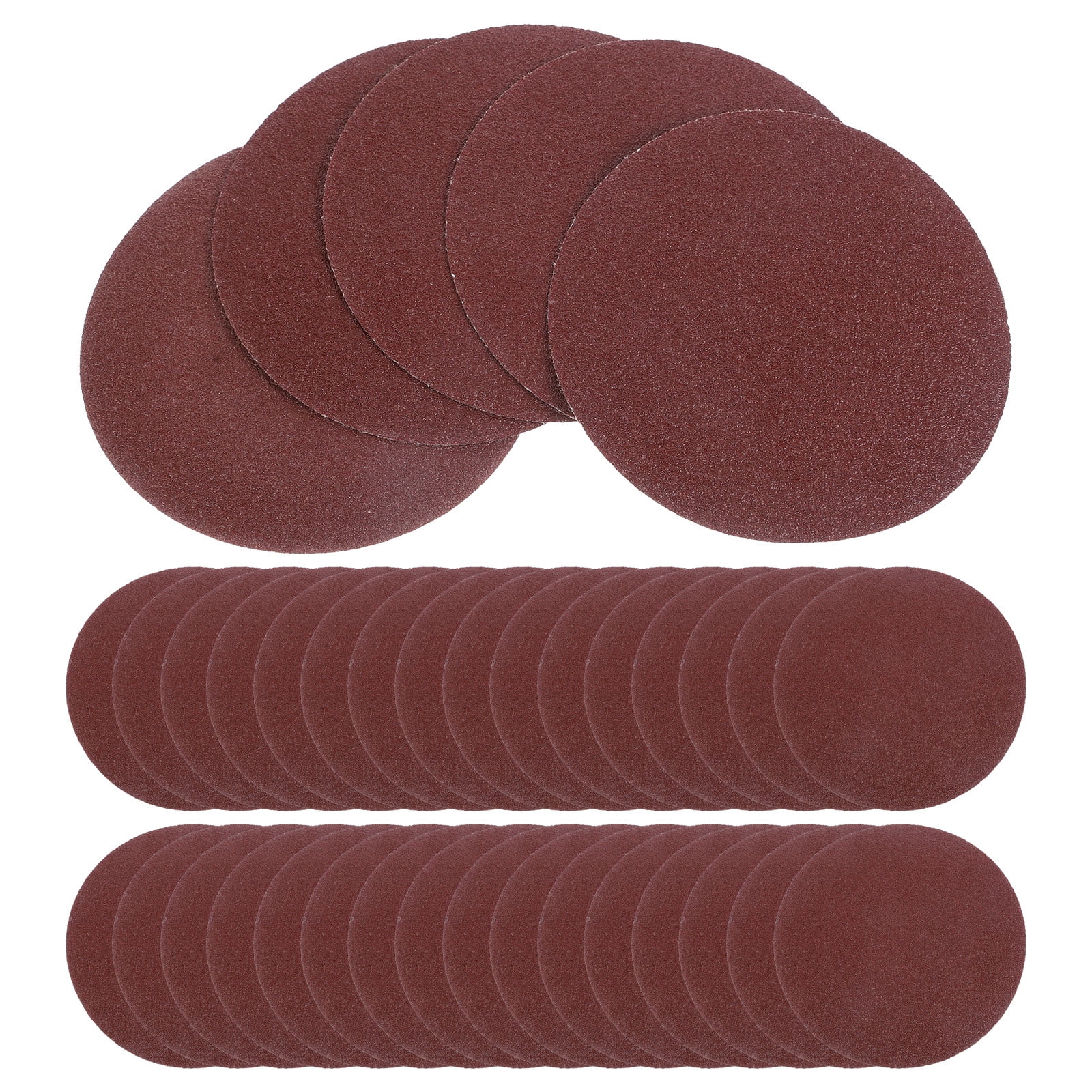 unbranded 100 Pcs Sanding Sandpaper Fine Disc Backed Compact Sandpapers ...