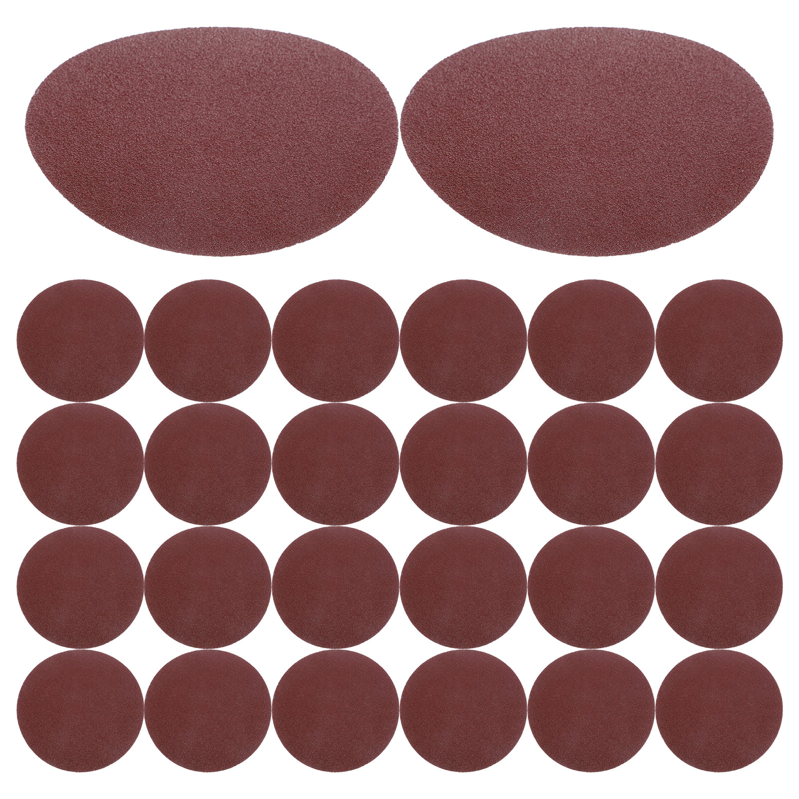 unbranded 100 Pcs Sandpaper for Walls Disc Backed Sandpaper Hard ...
