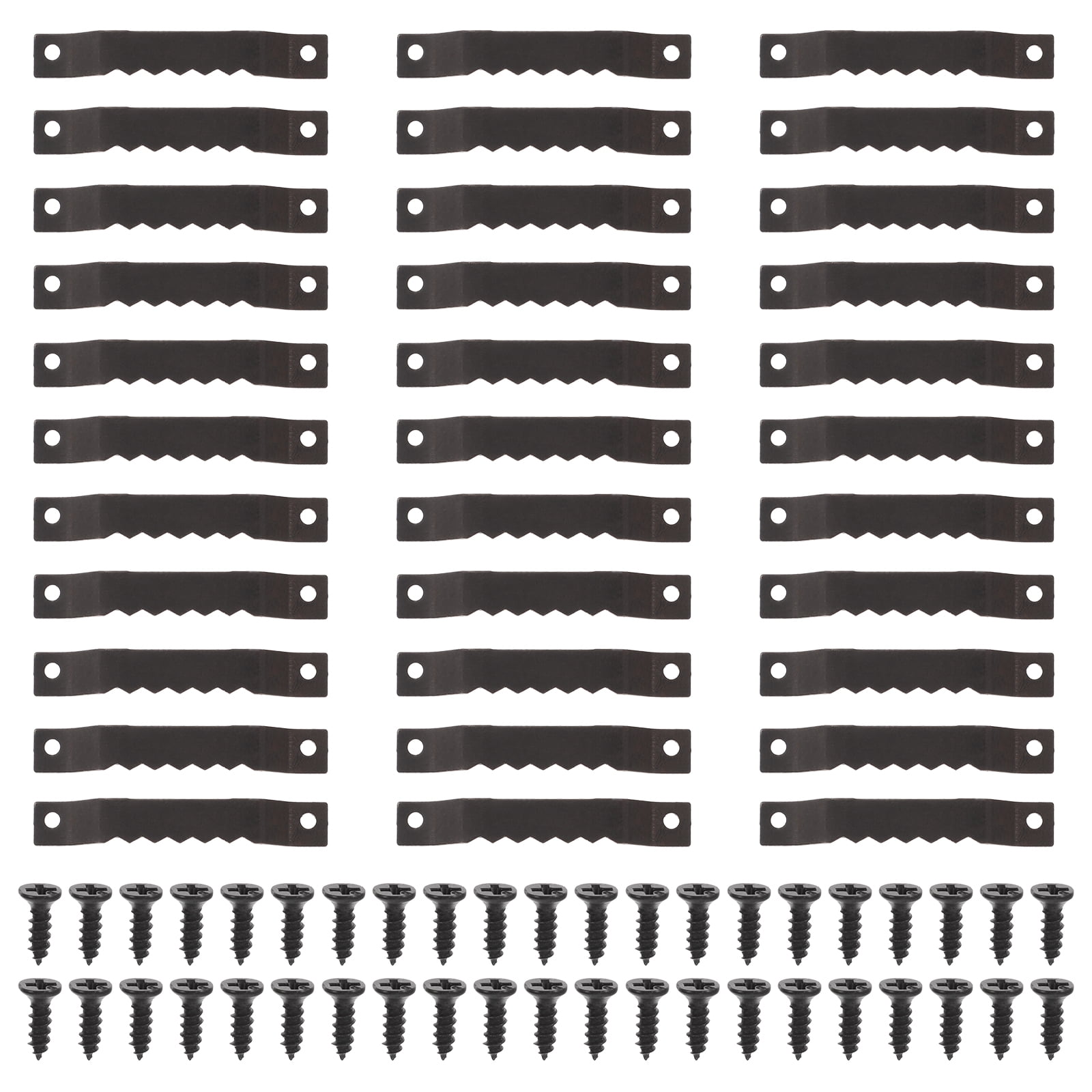 unbranded 100 Pcs Sawtooth Photo Frame Hook Poster Hangers Heavy Duty ...