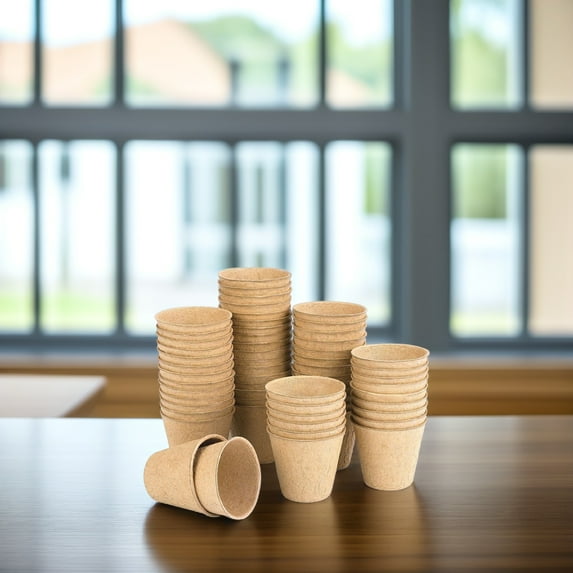 LOLIPPYY Round Recycled Paper Pulp Pot For Gardeners In Flower Garden ...