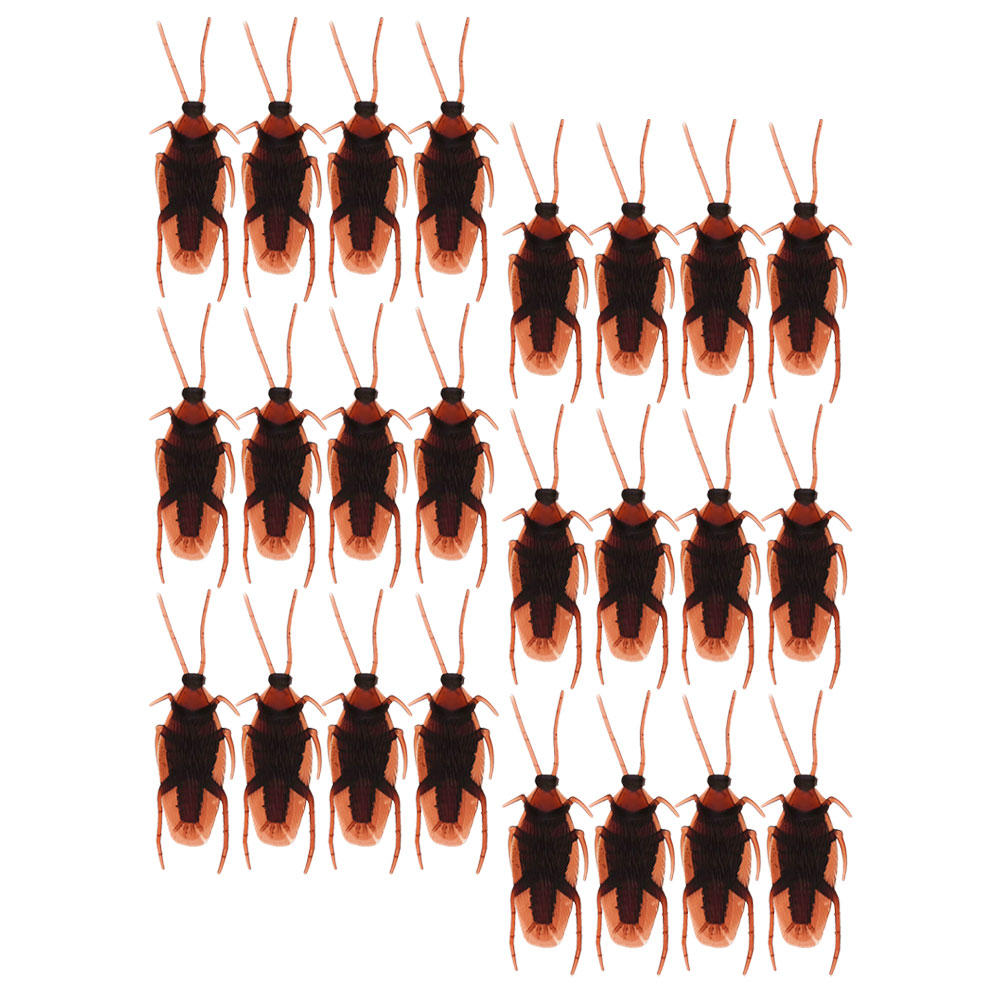 unbranded 100 Pcs Simulation Roaches Novel Cockroach Model - Walmart.com