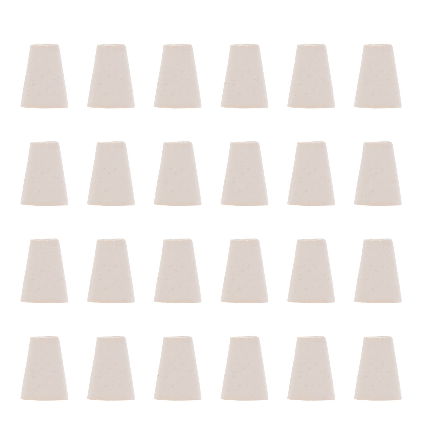 unbranded 100 Pcs Solid Rubber Stoppers Laboratory Test Tube Stopper ...