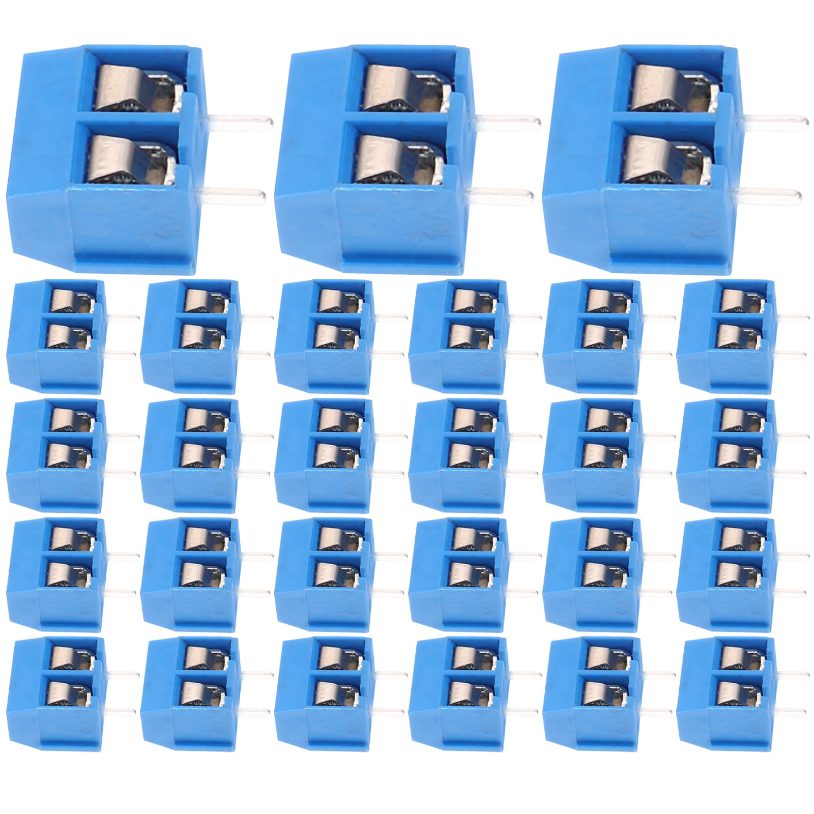 unbranded 100 Pcs Spade Terminal Connectors Wire Kit Terminals Straight ...