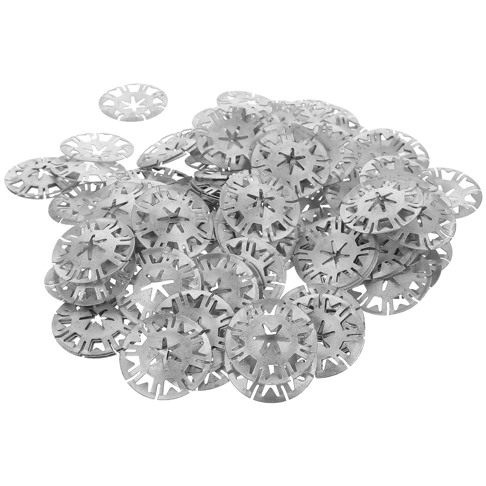 unbranded 100 Pcs Splash Shield Clips Insulation Cotton Car Base Steel ...