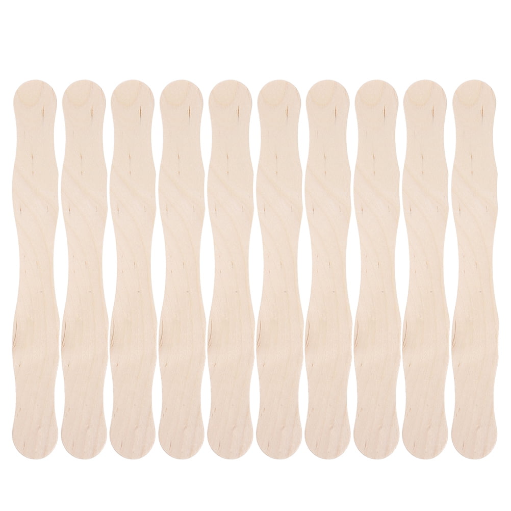 unbranded 100 Pcs Versatile Wooden Fan Handles for DIY Crafts for ...