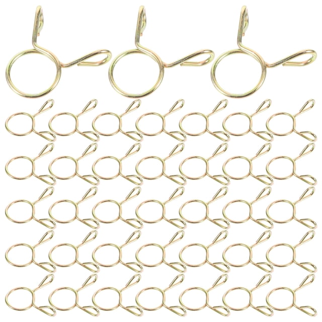 unbranded 100 Pcs Washing Machine Water Pipe Clamp Spring Oil Hose ...