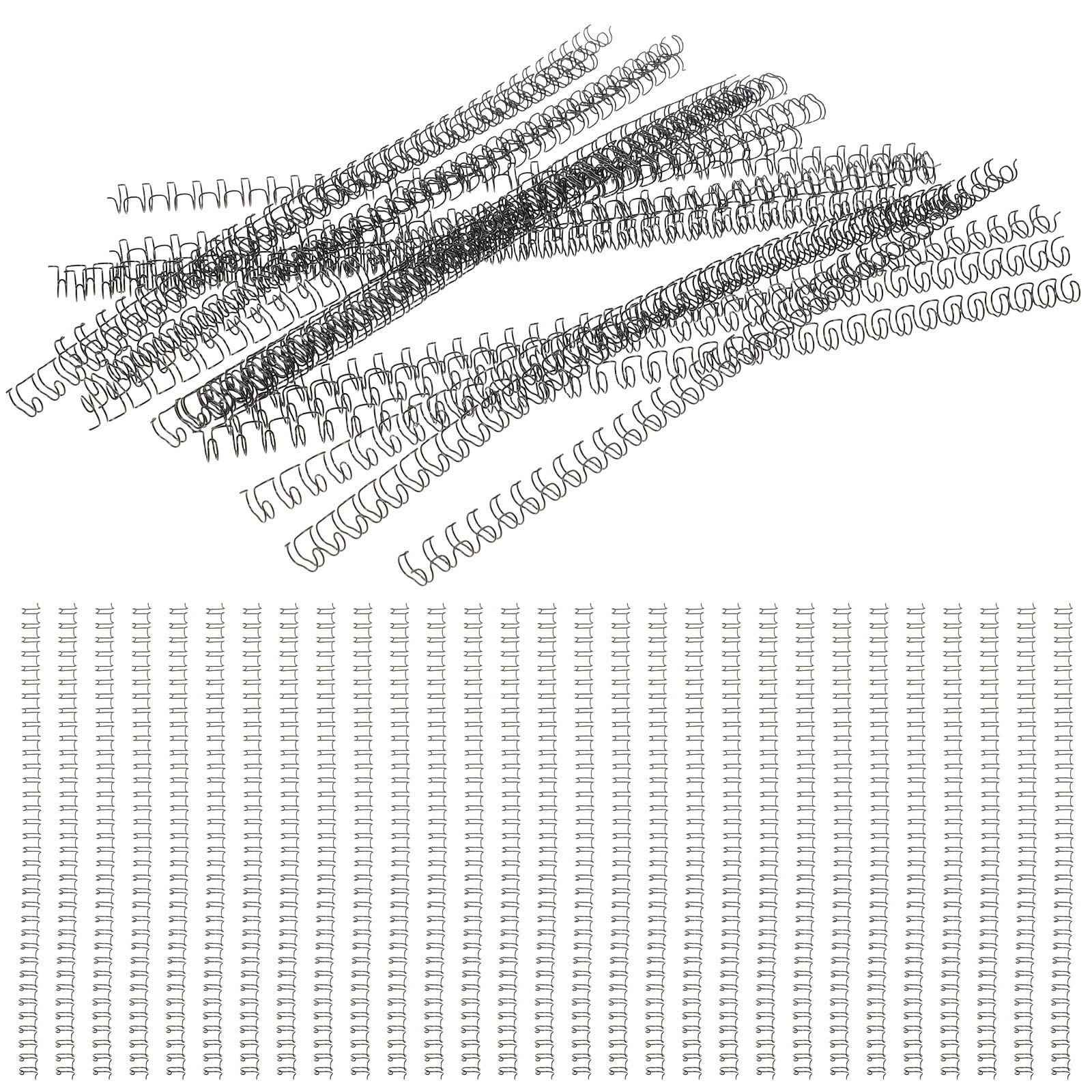 unbranded 100 Pcs Wires Spiral Notebook Binding Ring Notebook Rings 29 ...