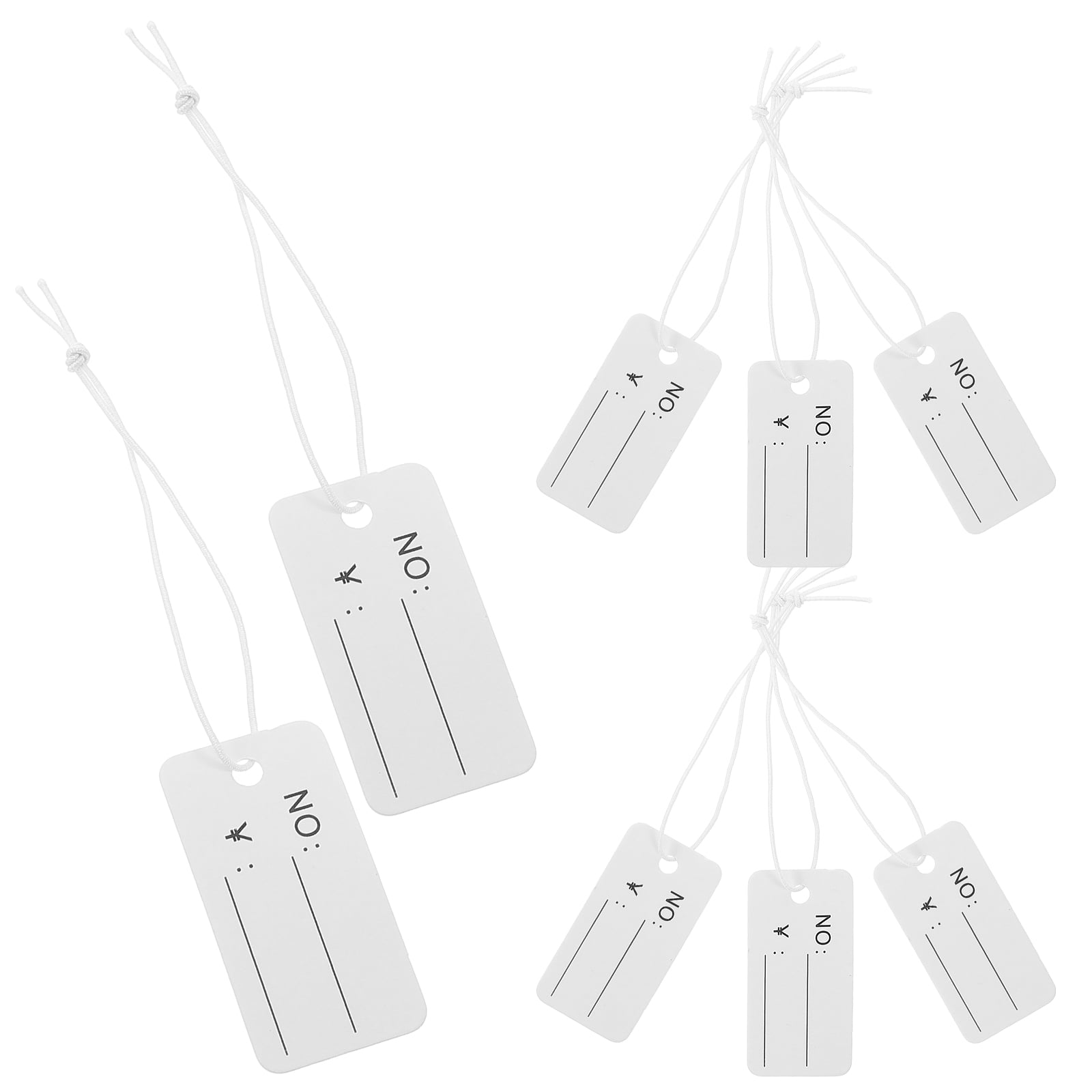 unbranded 100 Pcs Writable Label for Jewelry Blank Price Tags Pricing ...