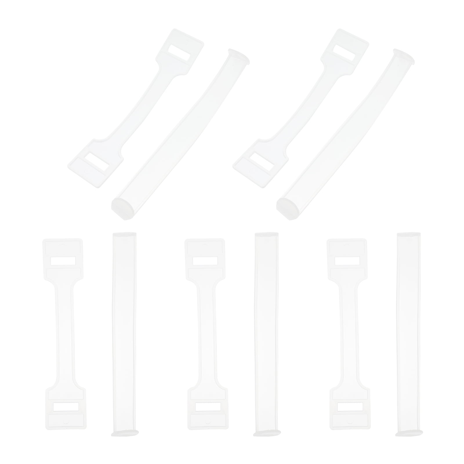 unbranded 100 Set Plastic DIY Grab Handle Practical Grab Handle Sturdy ...