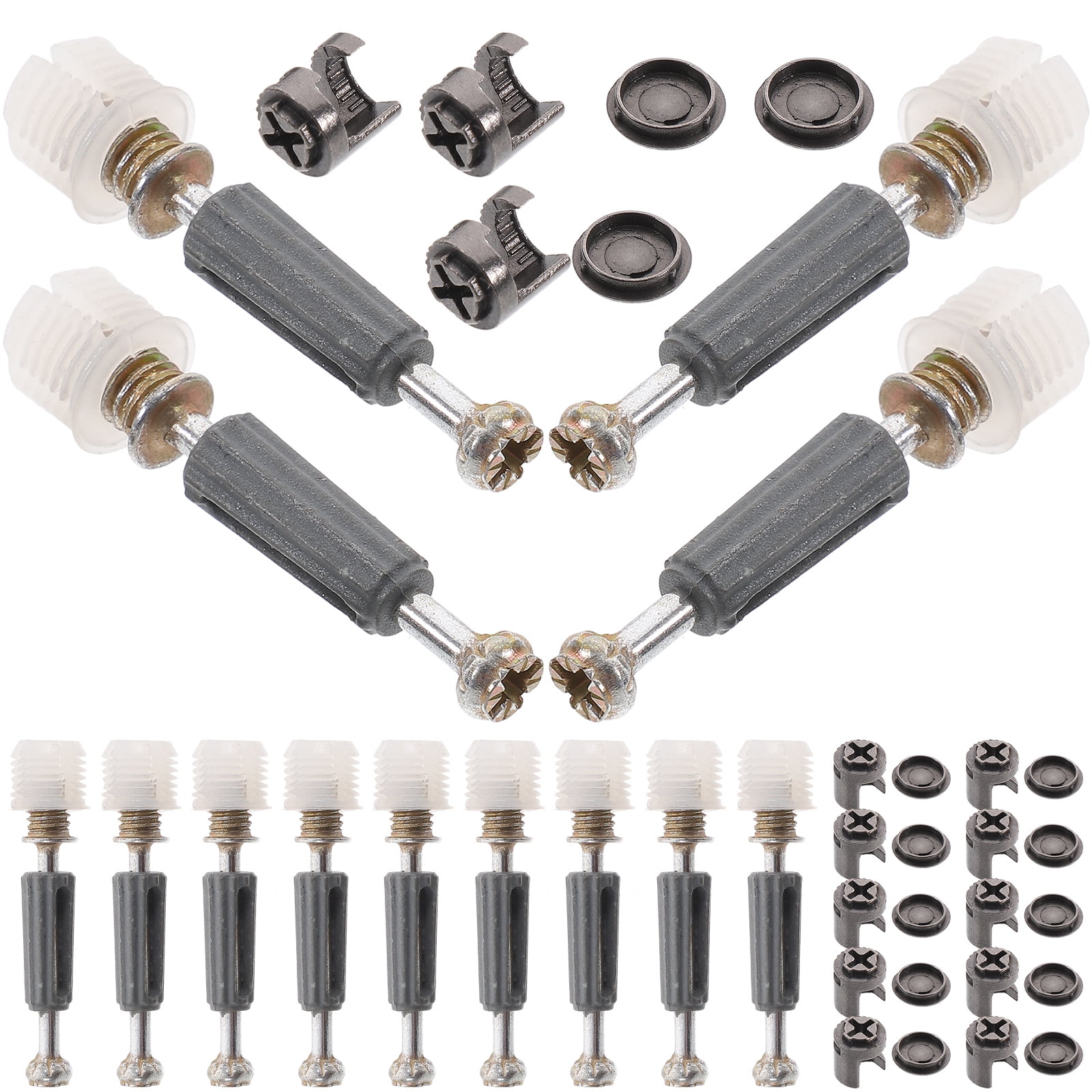 unbranded 100 Sets Drawer Screws Shelf Dividers Eccentric Wheels Sturdy ...