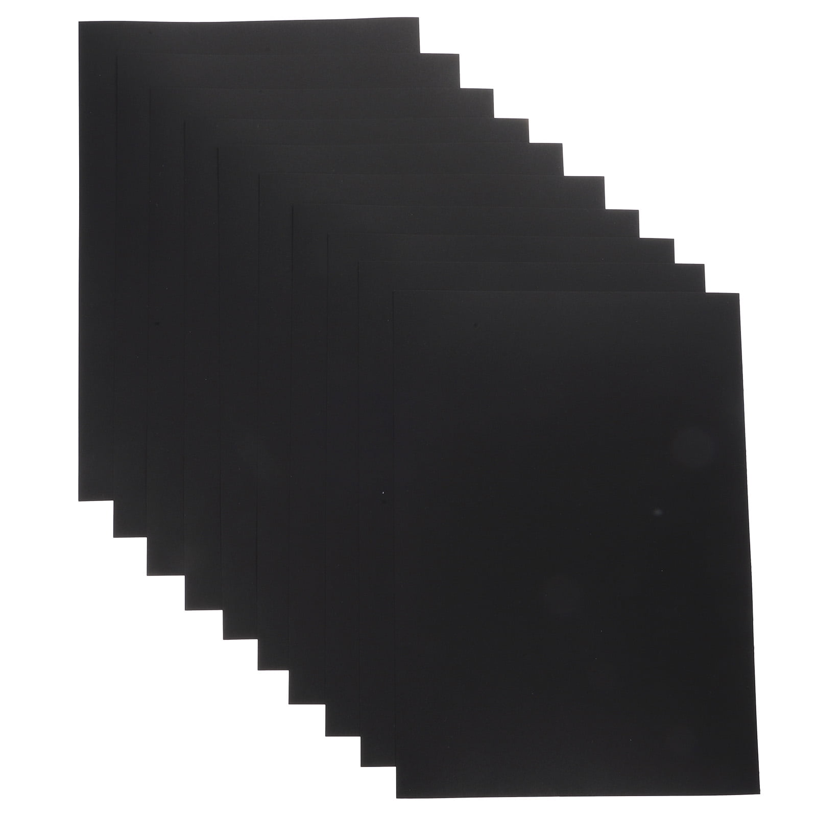 unbranded 100 Sheets Black Thick Cardboard Hard Painting Handmade (a4 ...