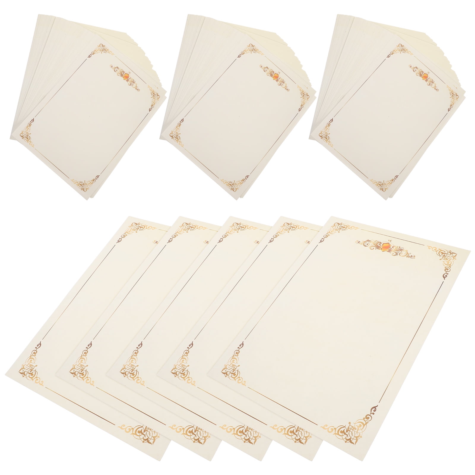 unbranded 100 Sheets Certificate of Letter Envelopes Birthday Wrapping ...