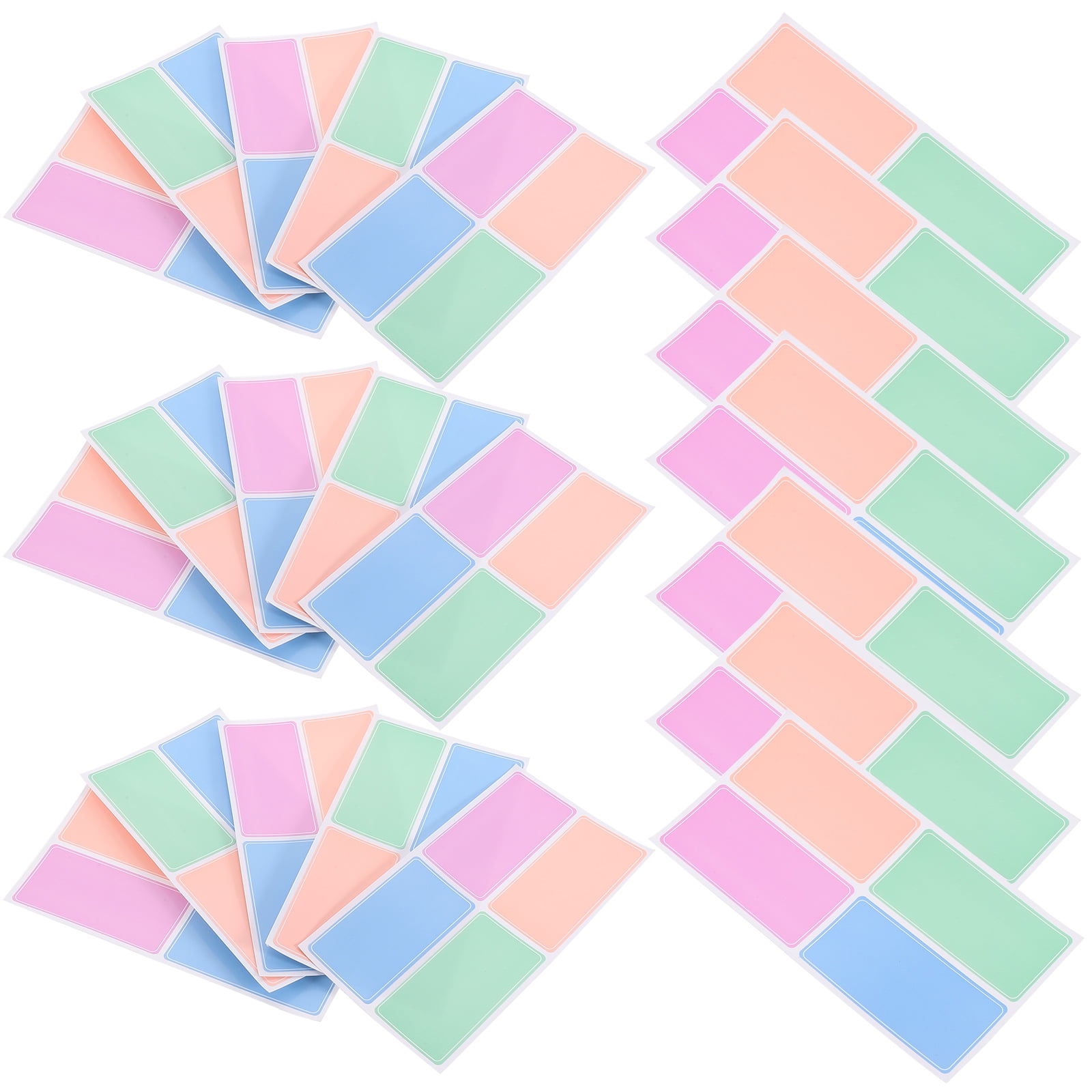 unbranded 100 Sheets Name Labels Adhesive Name Stickers students Name ...