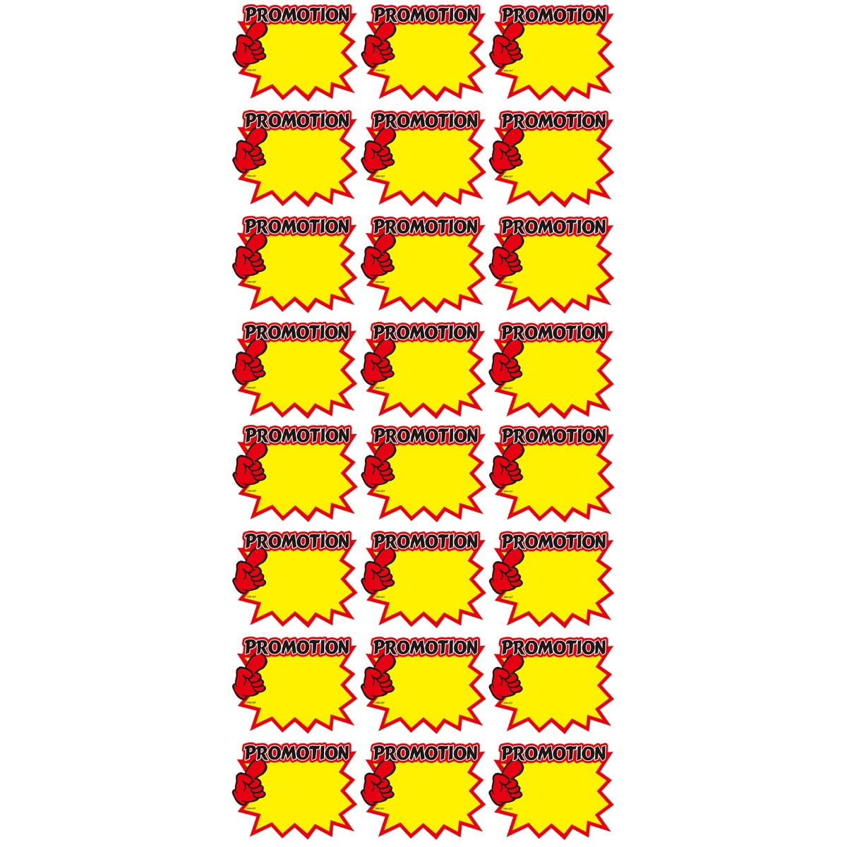 unbranded 100 pcs Advertising Stickers Sale Tags Promotional Tags Blank ...