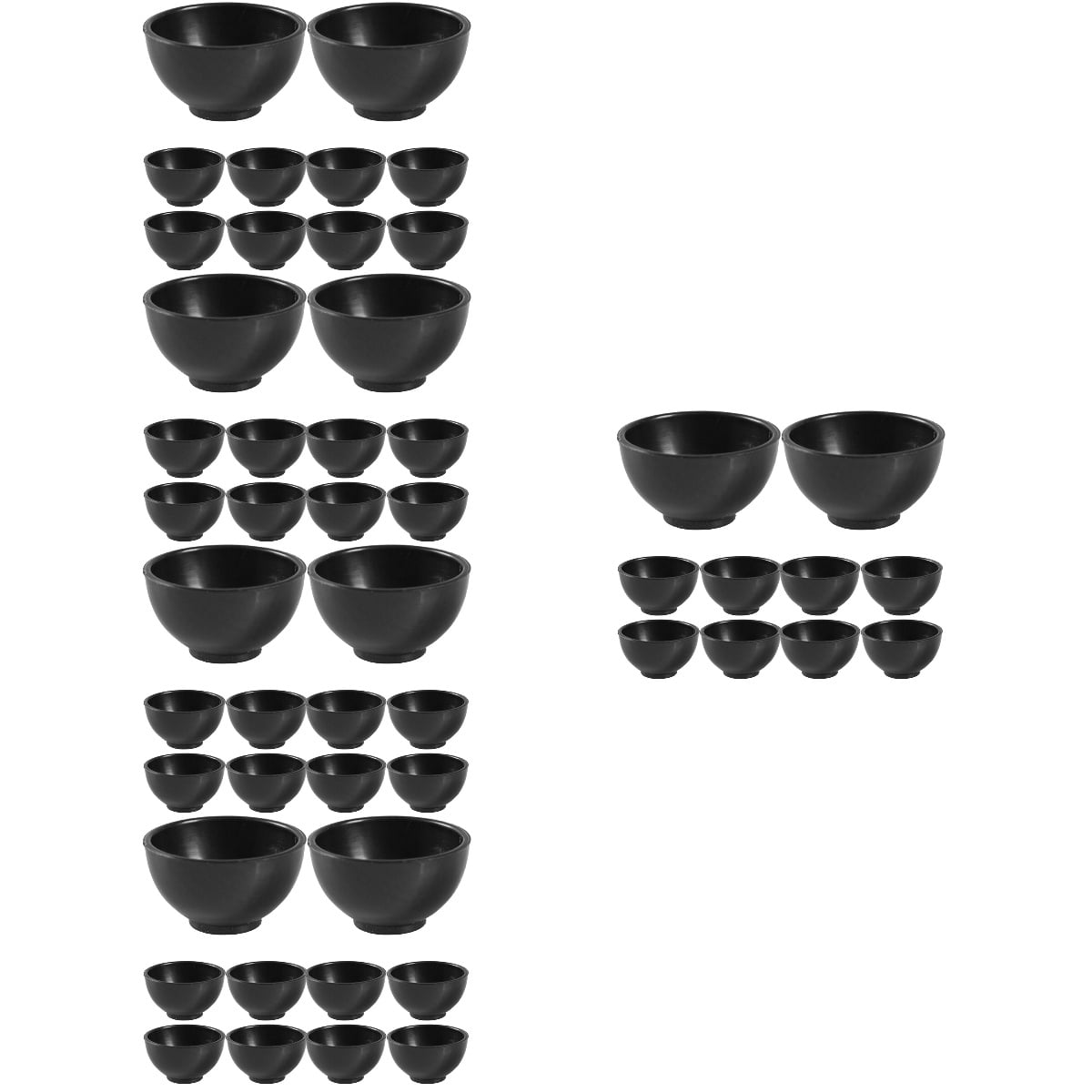 unbranded 100 pcs Dollhouse Mini Bowl Mini Tableware Model Miniature House Bowl Realistic Tiny ...