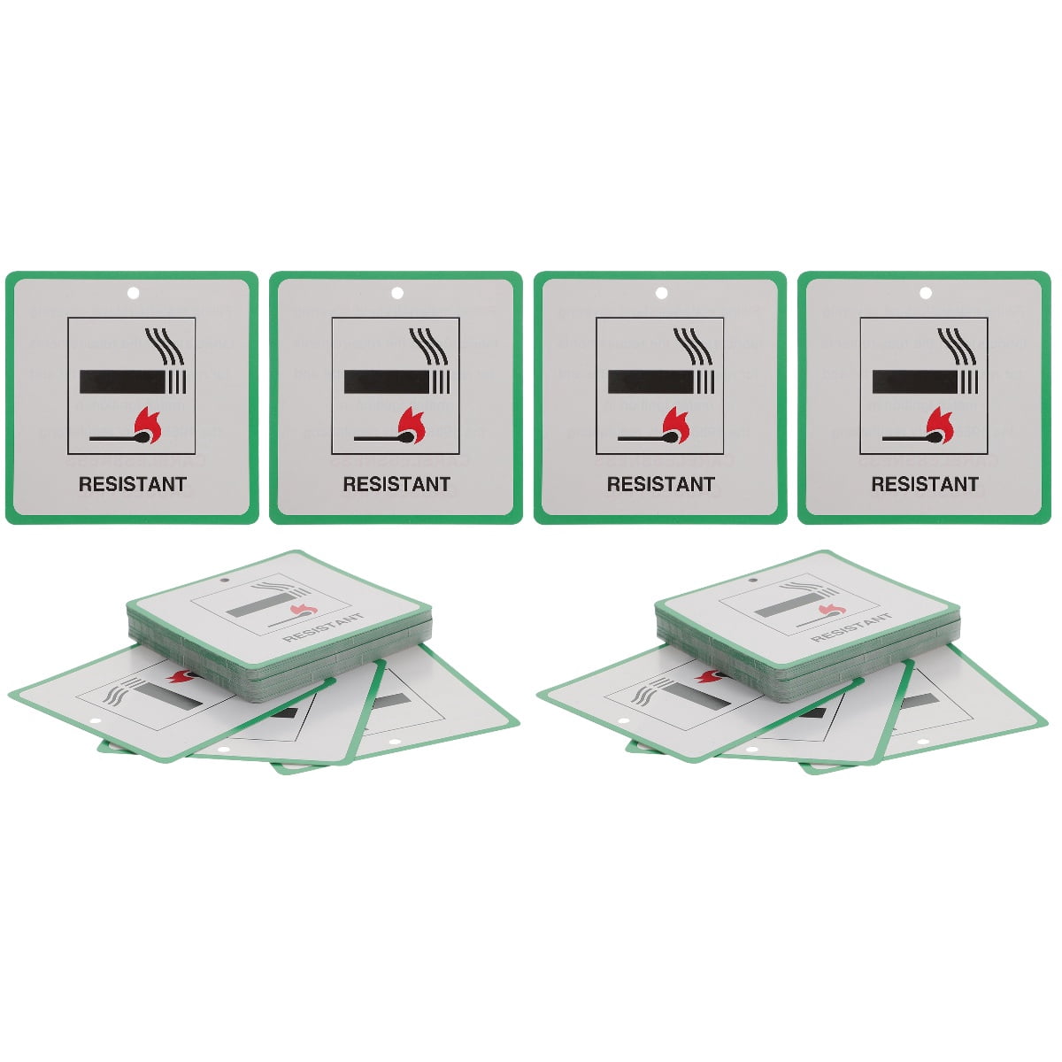 unbranded 100 pcs Furniture Fire Safety Labels Fire Safety Warning ...