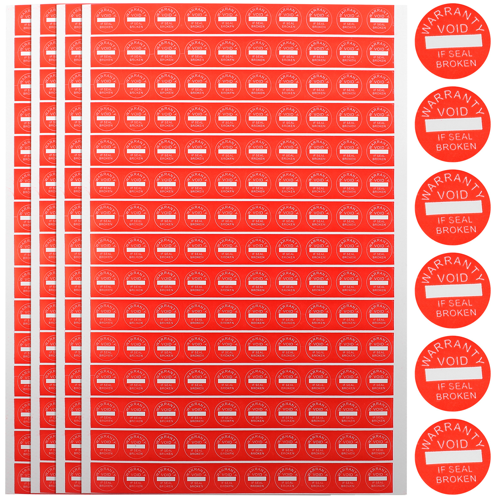unbranded 1000 Pcs Pantry Labels Blank Sticker Fragile Stickers ...