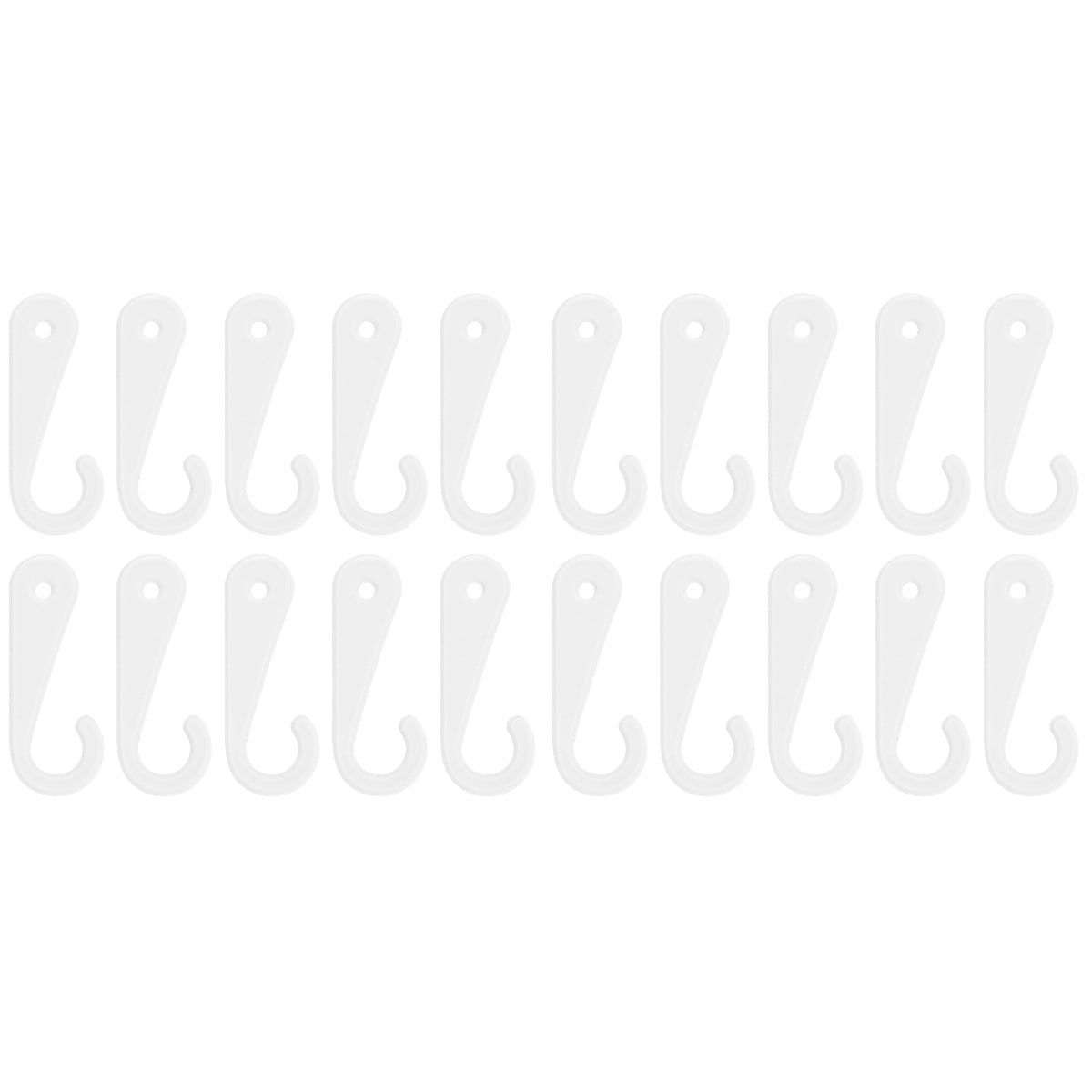 unbranded 1000 pcs Plastic J Shaped Sock Hanger Hooks Hanging Hook for ...